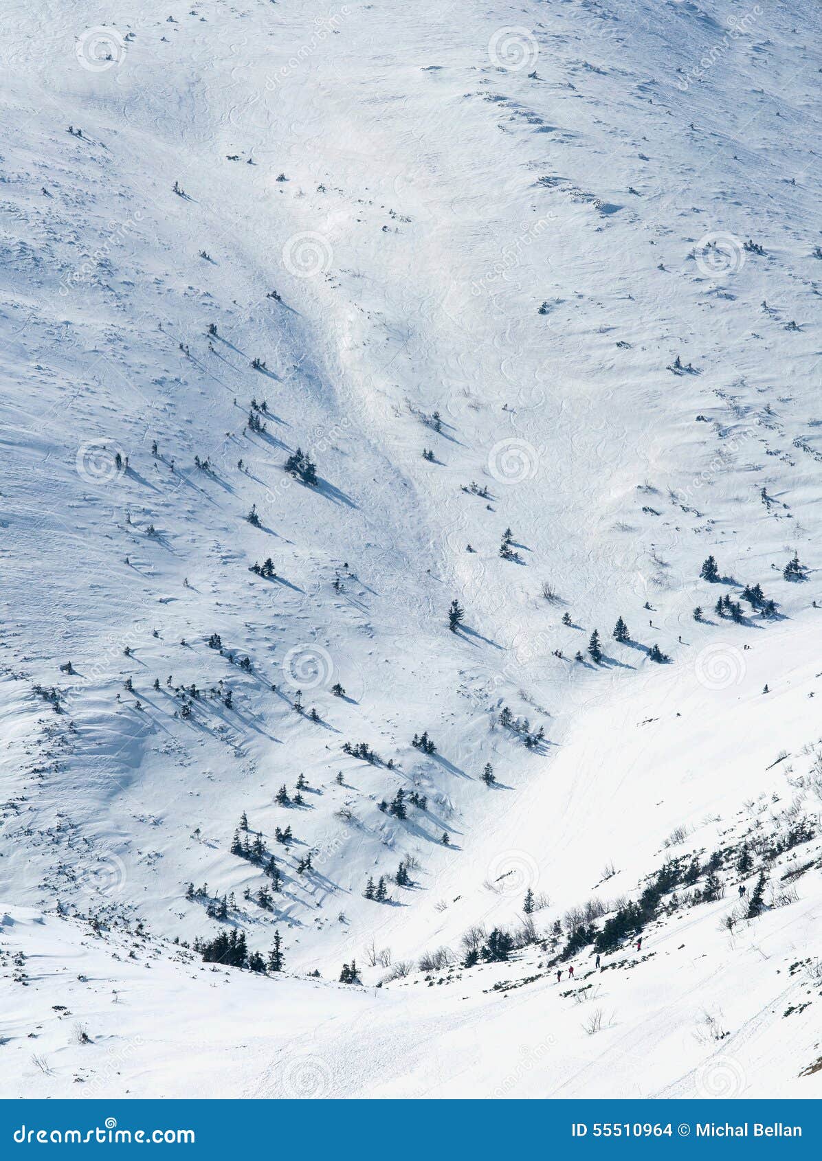 Background of Hill with Snow Texture Winter Landscape Stock Photo ...