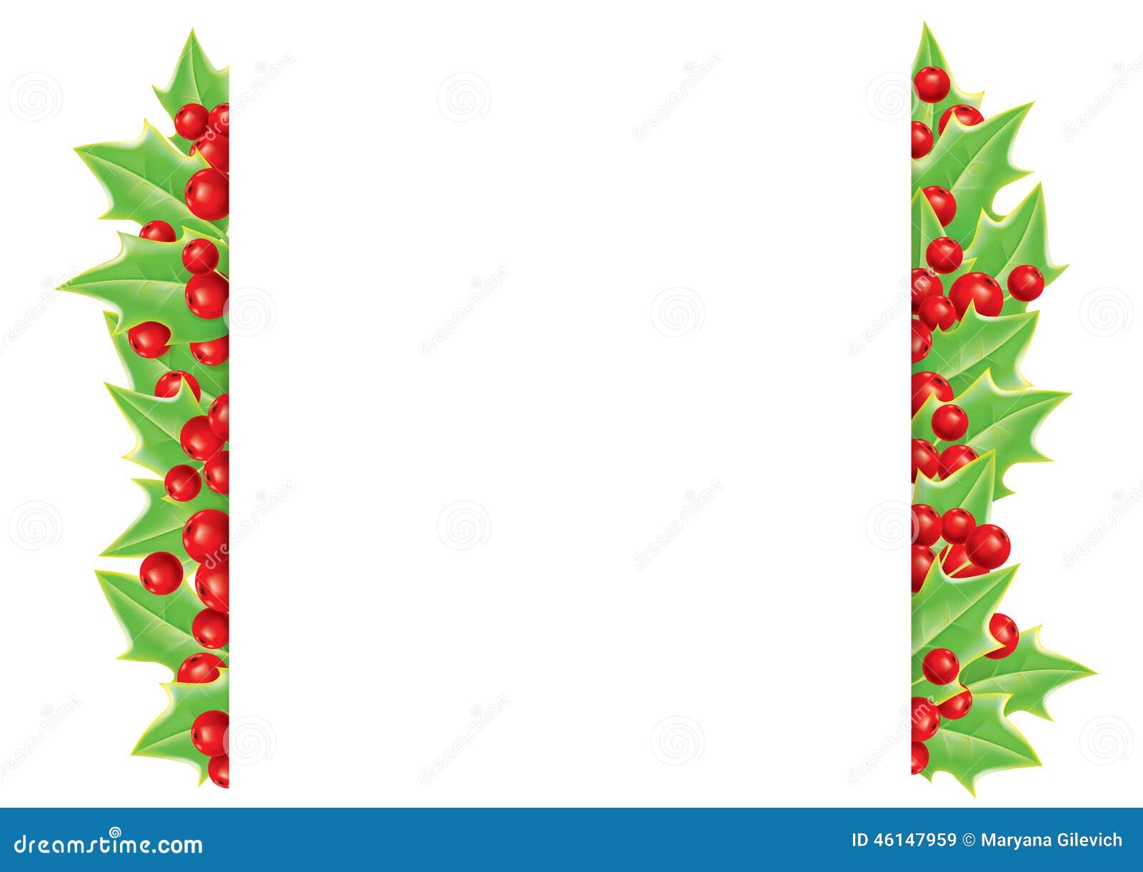 Background with holly stock vector. Illustration of culture - 46147959