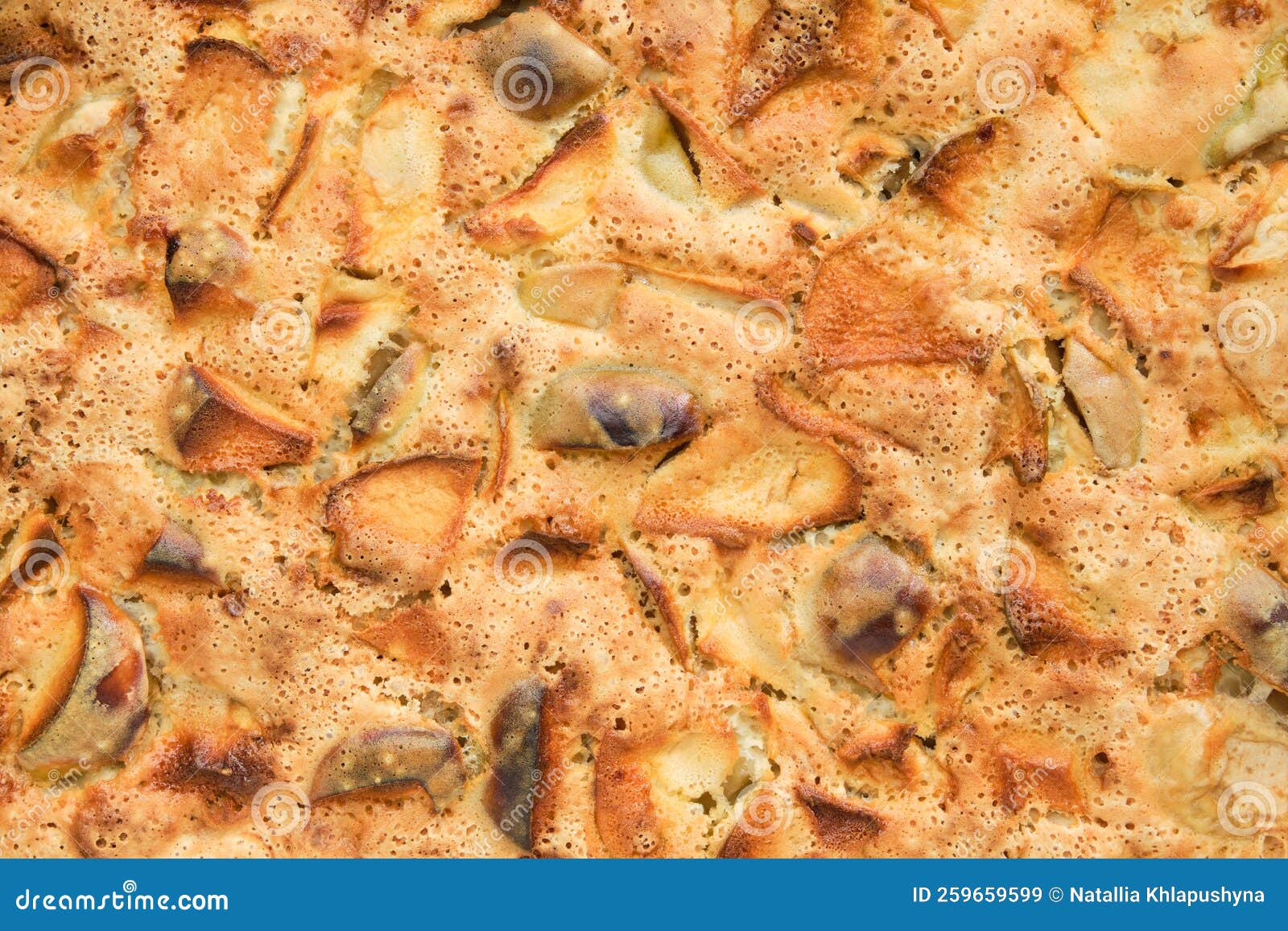 Background of Apple Cake. Baked Apple Cake, Top View. Pie Texture Stock ...