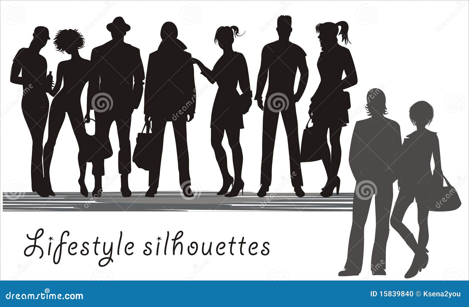 Human Silhouettes Stock Photo | CartoonDealer.com #88260588