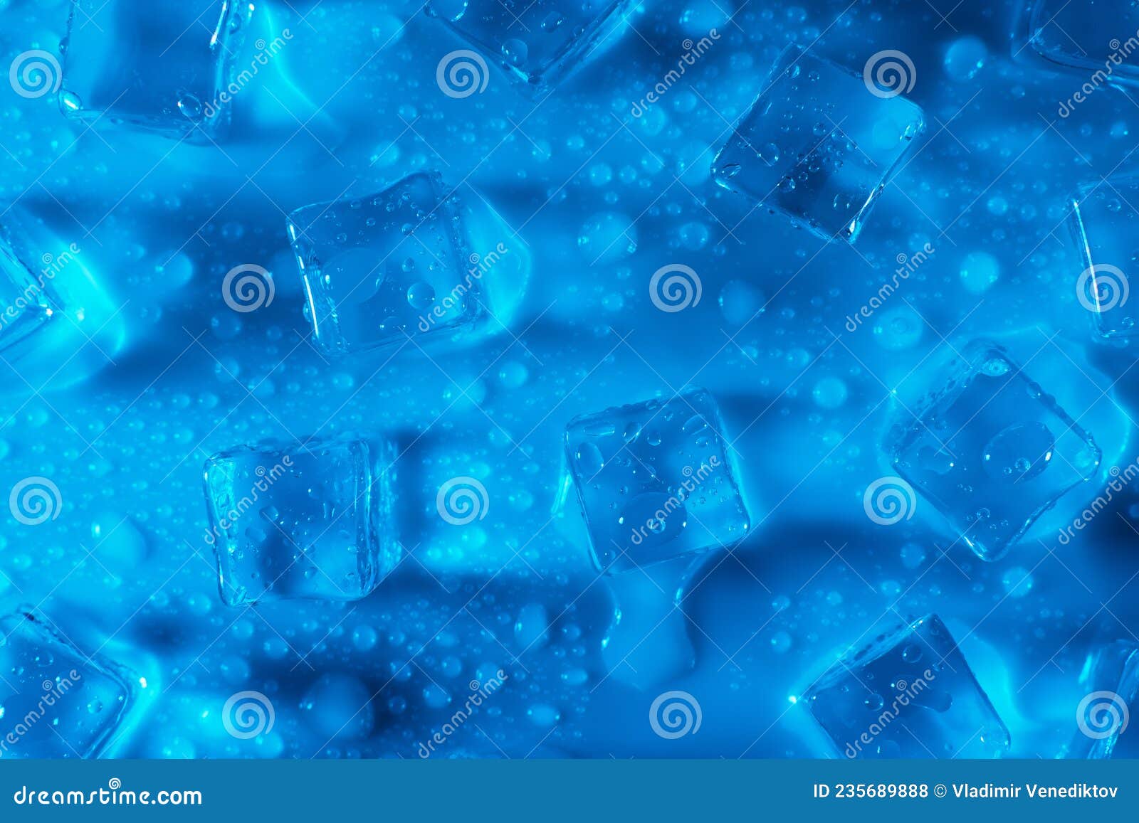 Background Ice Cubes Top View Stock Photo - Image of freshness ...