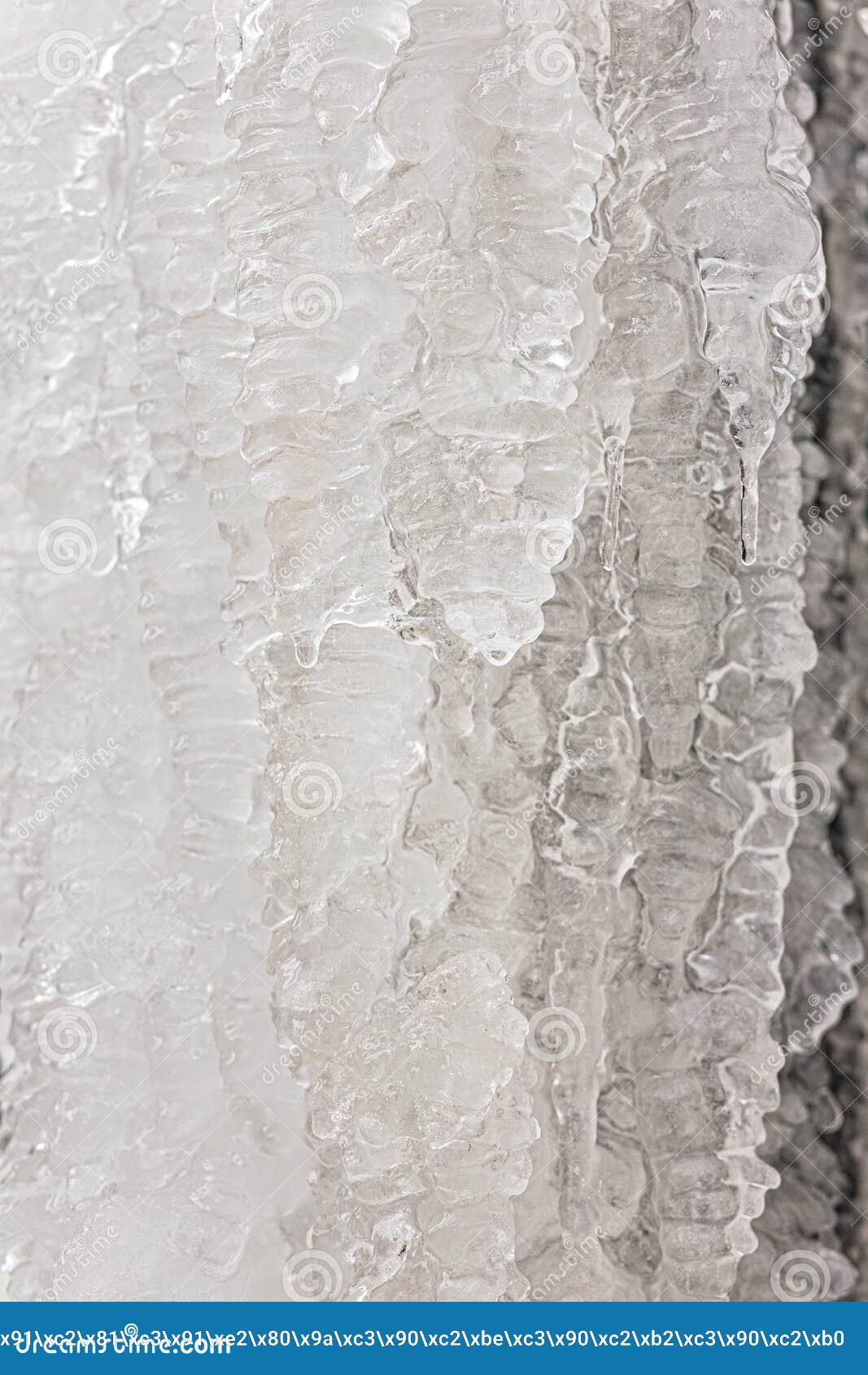 Background from Ice. the Structure of Frozen Water Stock Image - Image ...