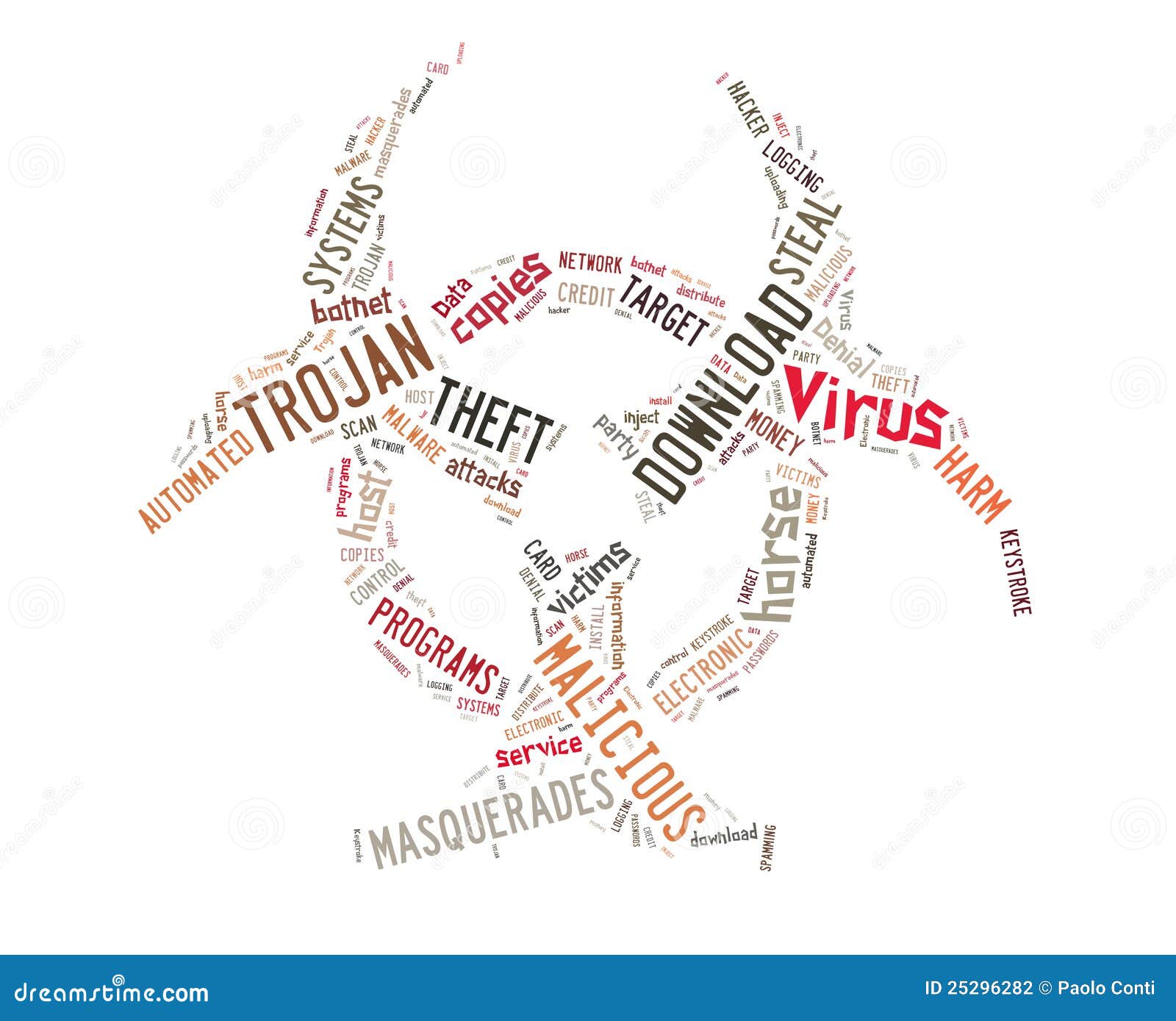 Background Illustration of Computer Virus Stock Illustration ...