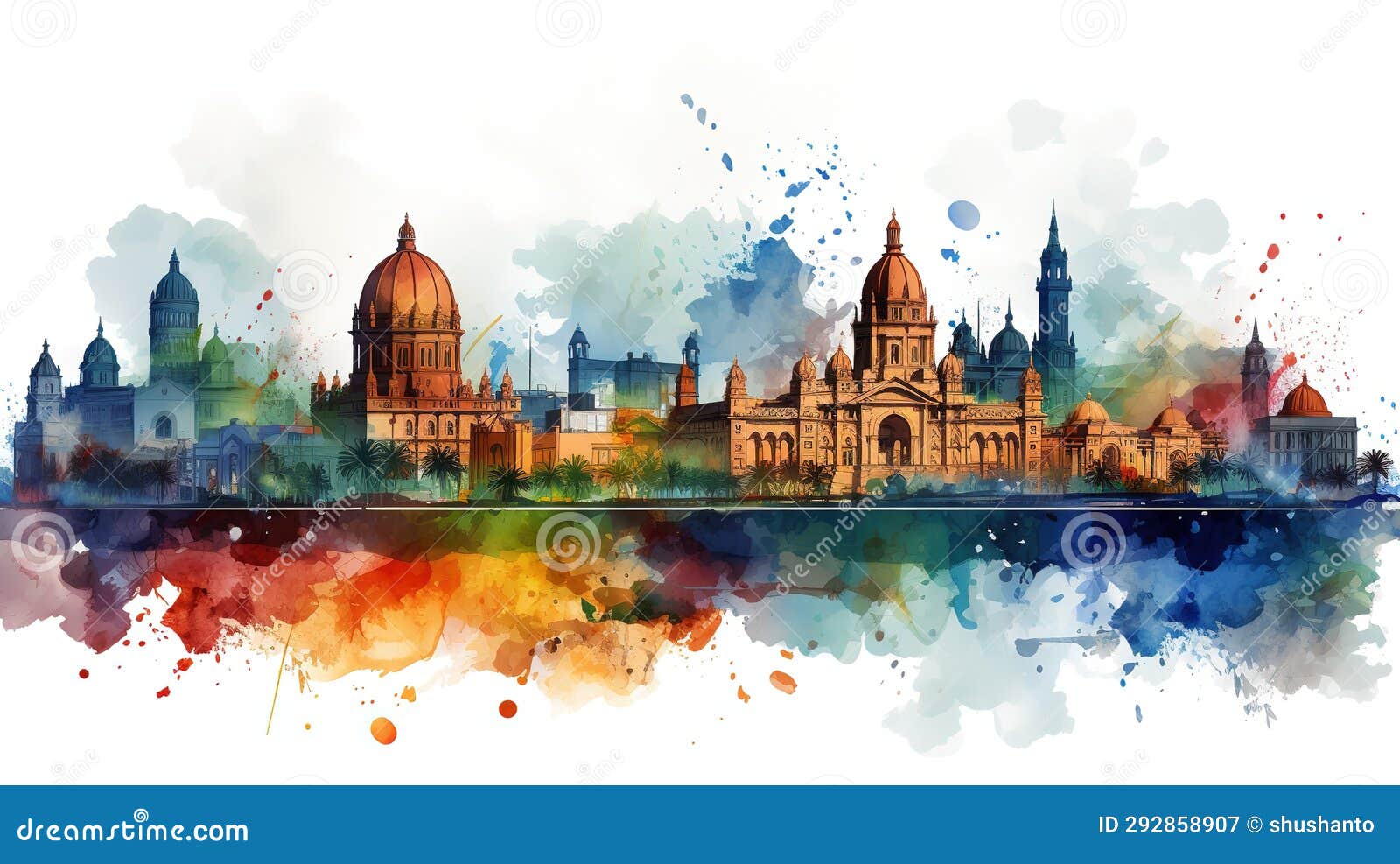 Background Illustration of Creative Manipulation Stock Illustration ...