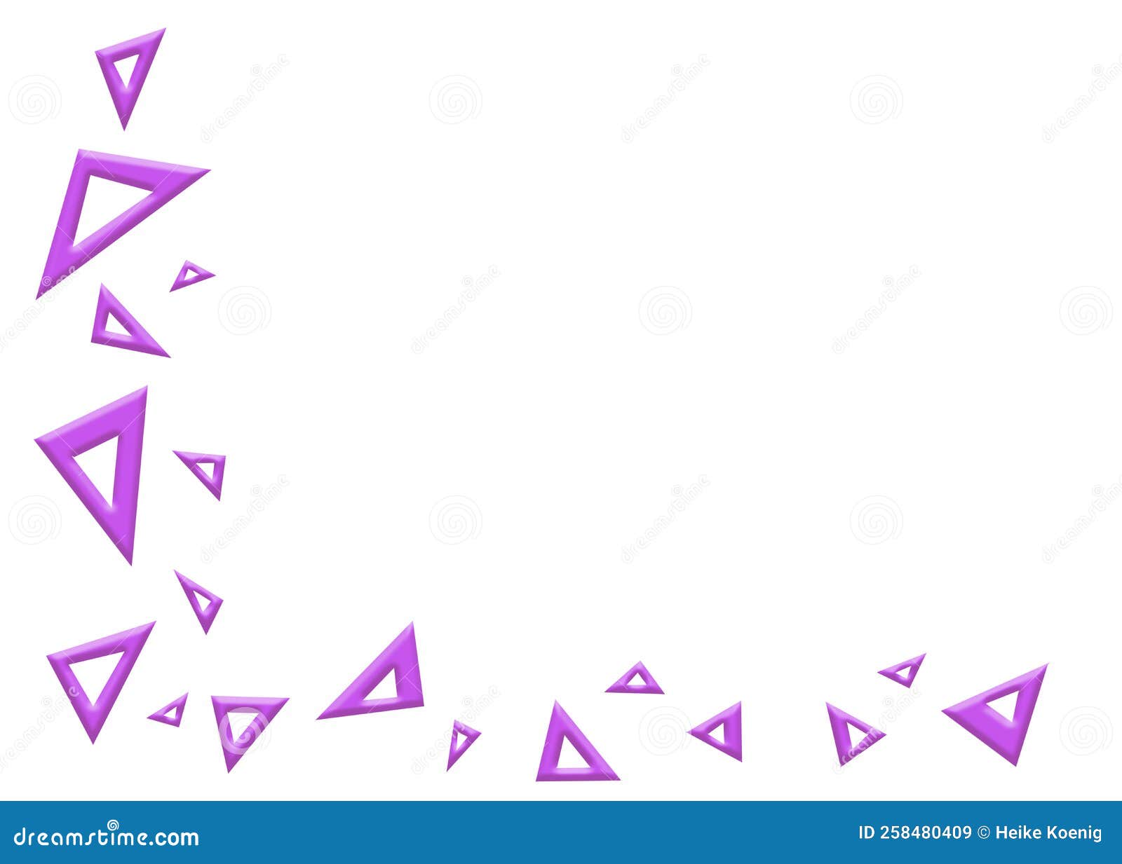 Background Illustration with Different Purple Triangles Stock Image ...