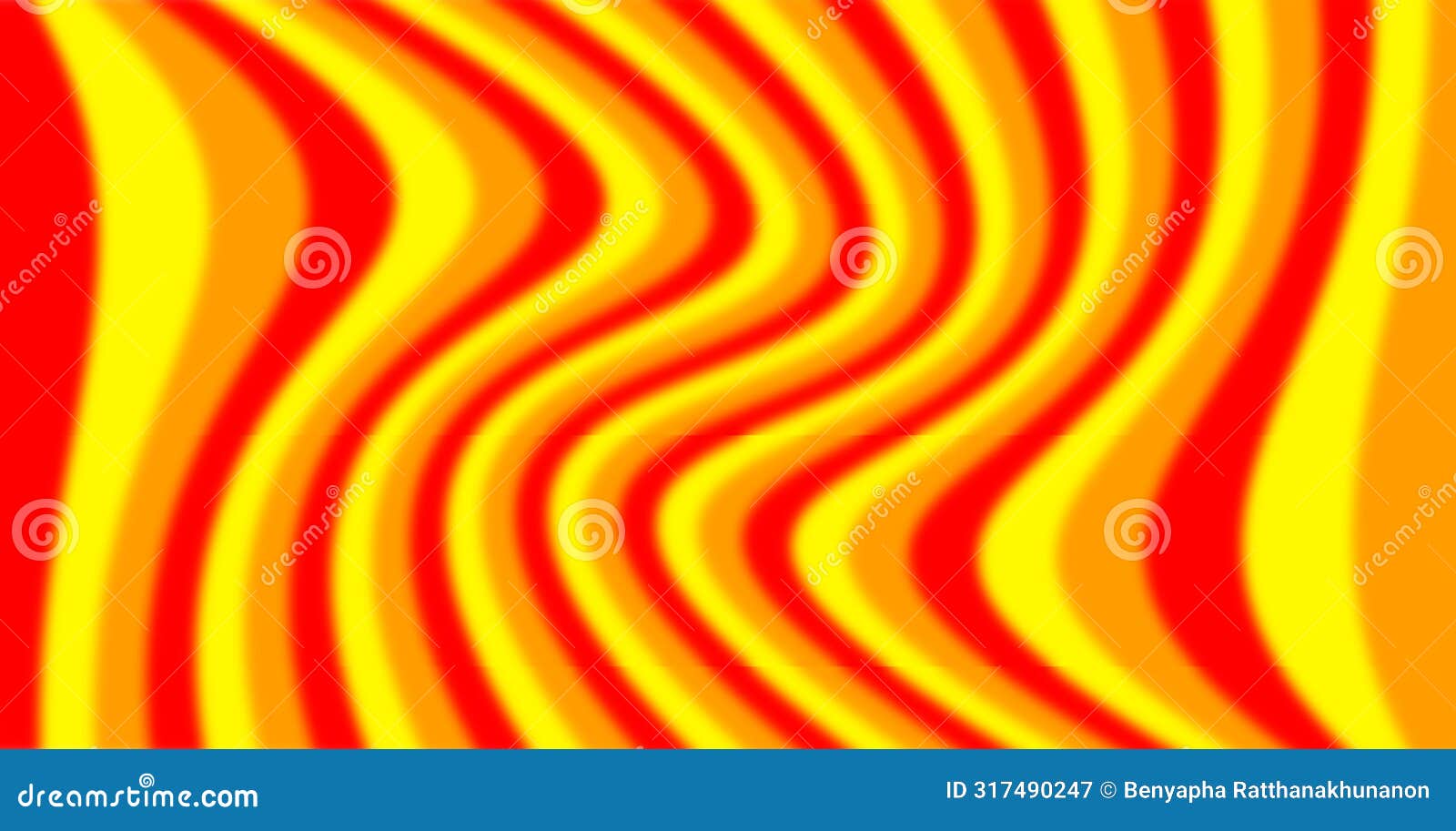Background Illustration Horizontal Wave Geometry, Red, Yellow and ...