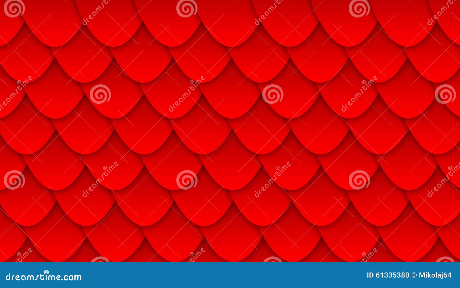 Background Illustration with Pattern of Overlapping Scales Stock ...