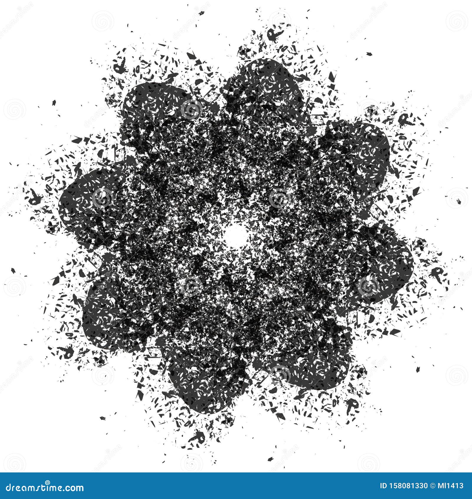 Background Illustration of a Radial Pattern Stock Illustration ...