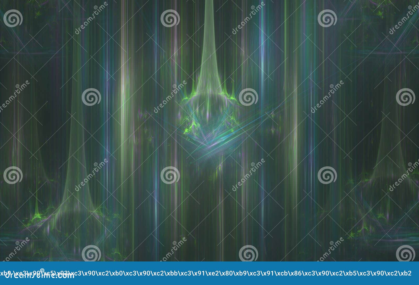 Background Image Abstract Aurora Borealis with Sparkling Figures Stock ...