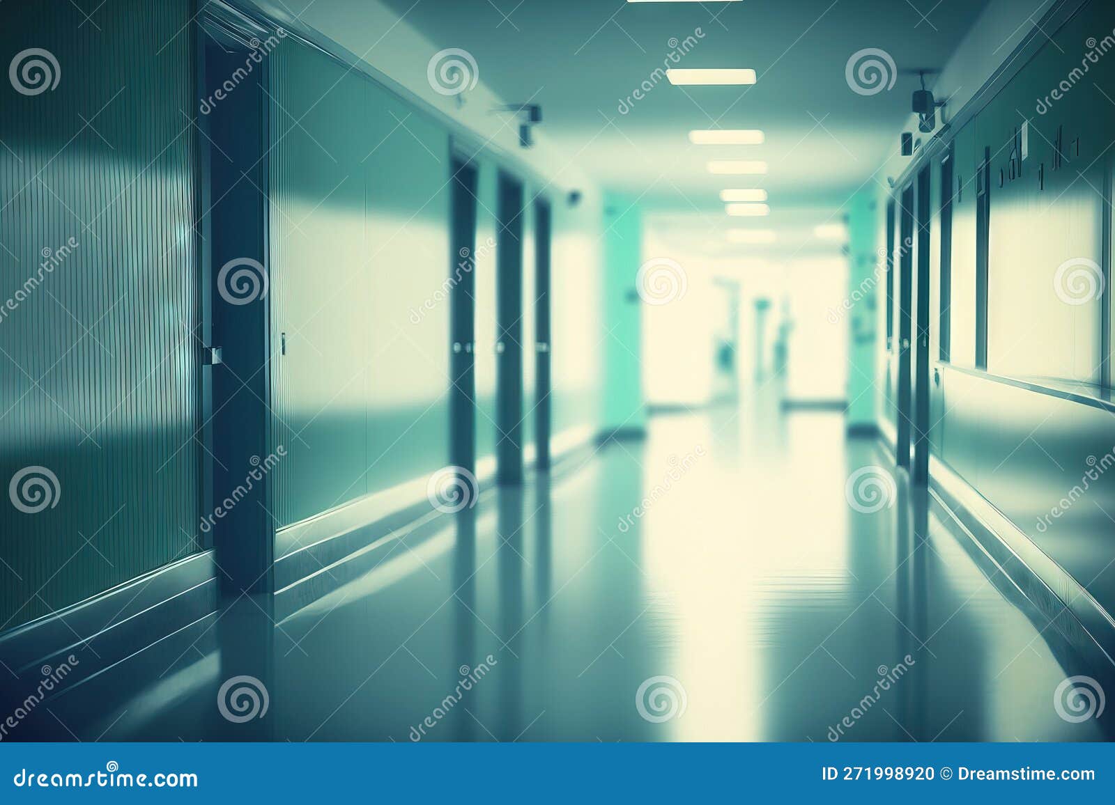 Background Image of Abstract Blurry Hospital Interior Stock ...