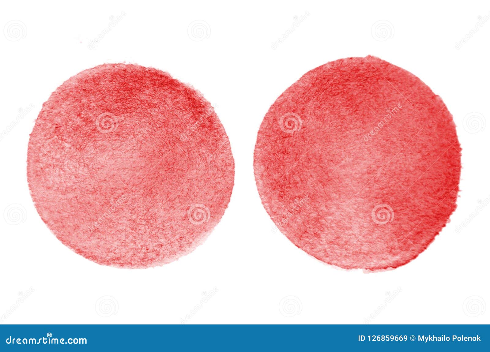 Background Image of Abstract Watercolor Spots Forming a Round Shape of ...