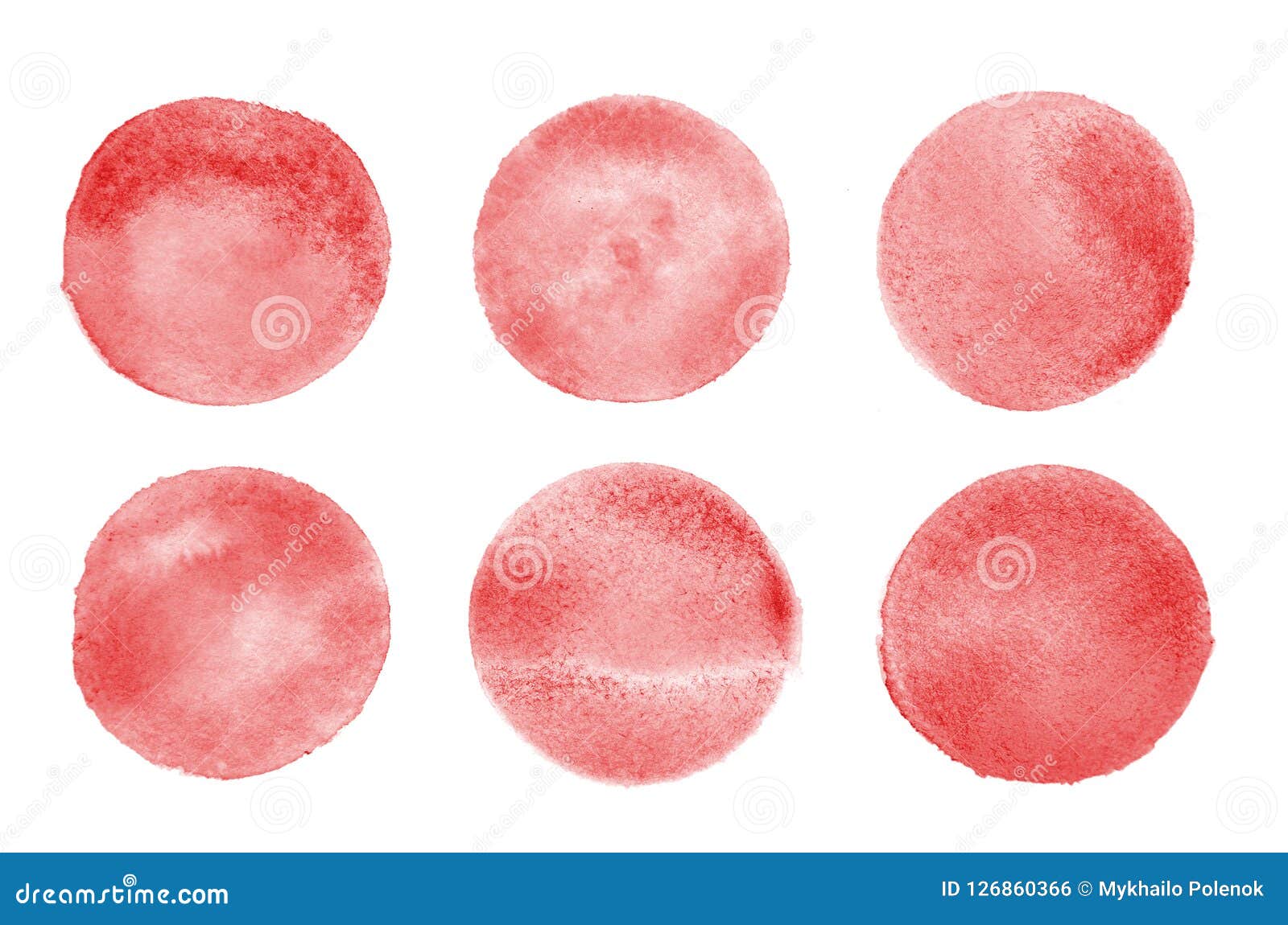 Background Image of Abstract Watercolor Spots Forming a Round Shape of ...