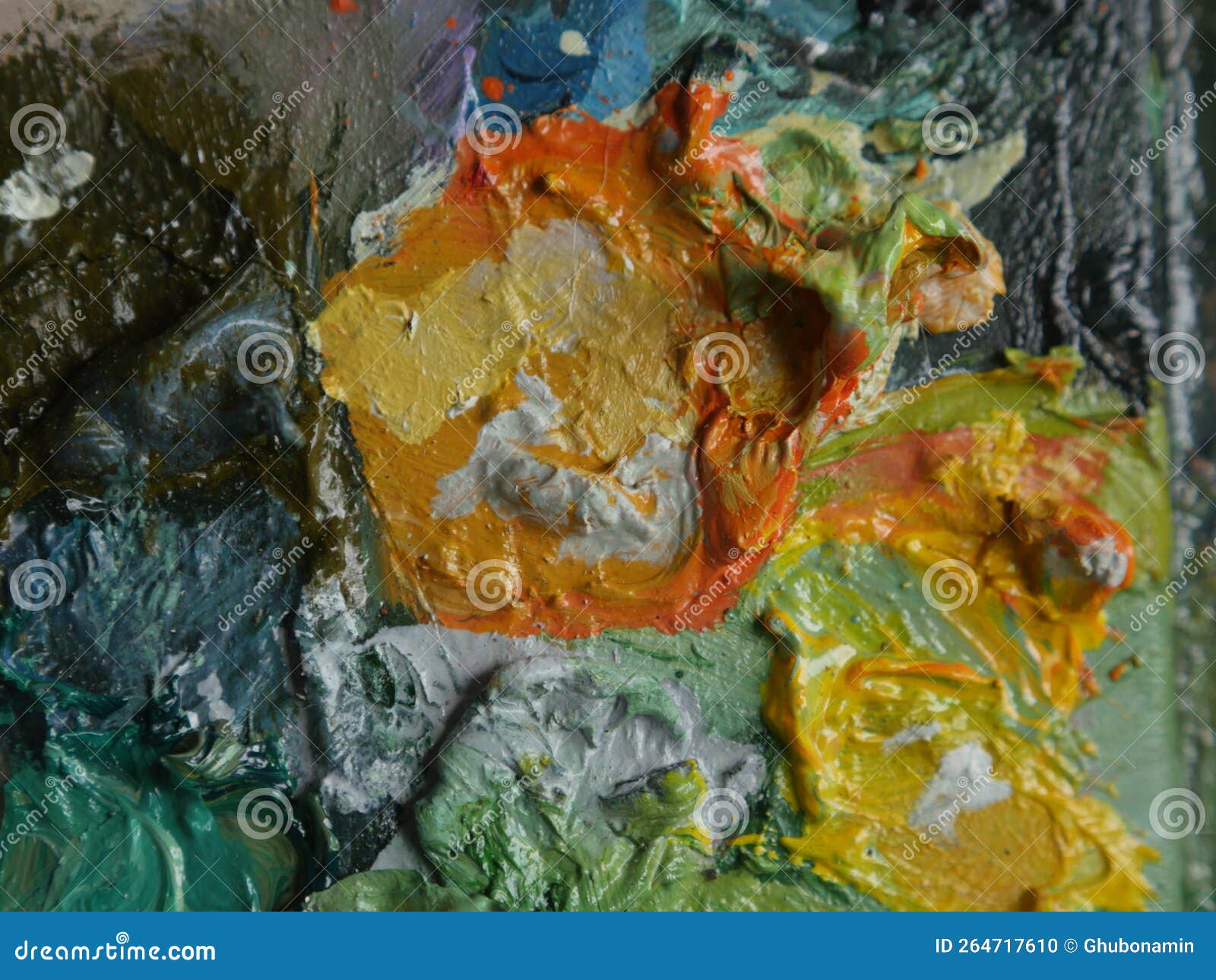 Background Image of Bright Oil-paint Palette Stock Photo - Image of ...