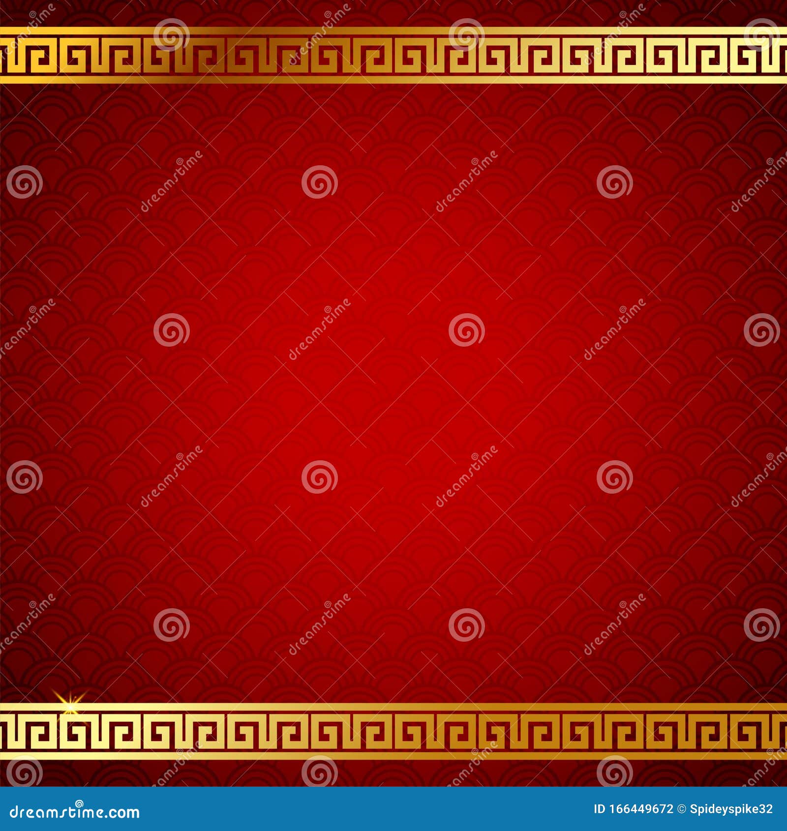 Background Image of Chinese Pattern. Gold and Red Color Stock ...