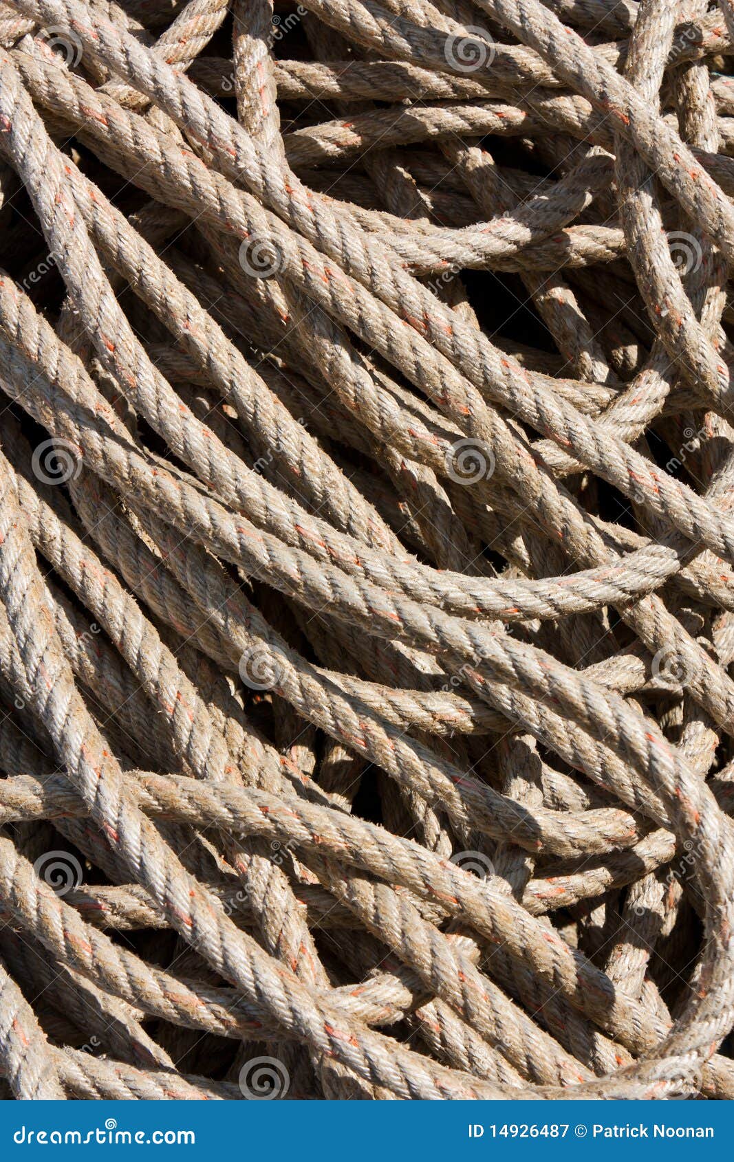 Background Image of Coiled, Used Rope Stock Image - Image of weave ...