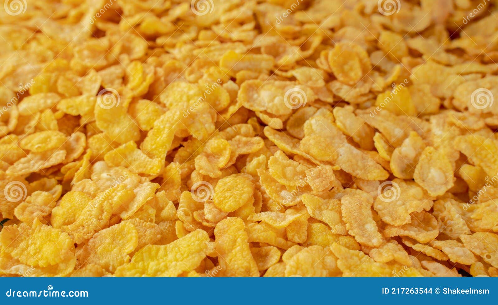 Background Image of Corn Flakes on a Table Stock Photo - Image of ...