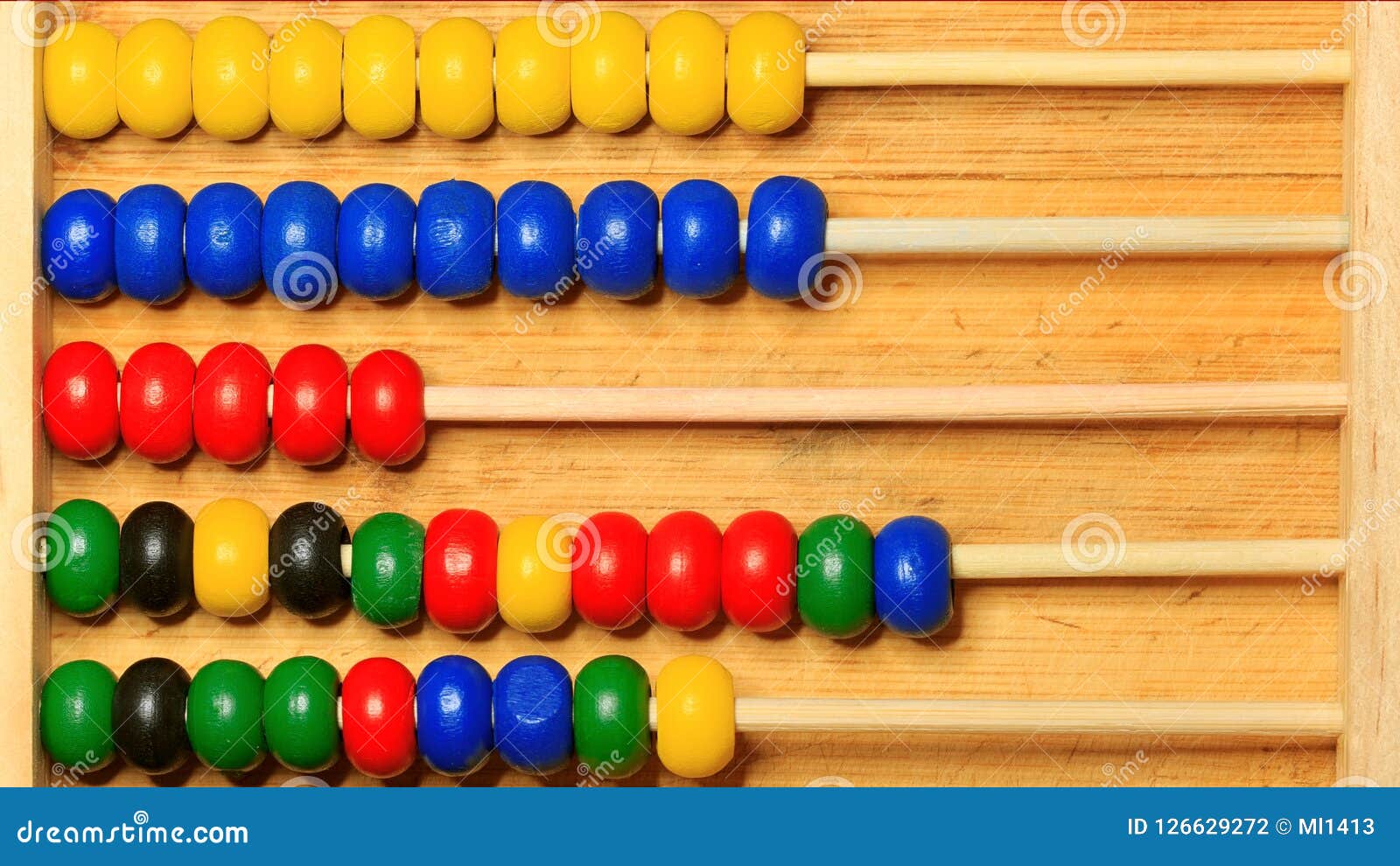 Baby colored abacus toy stock photo. Image of coloured - 126629272