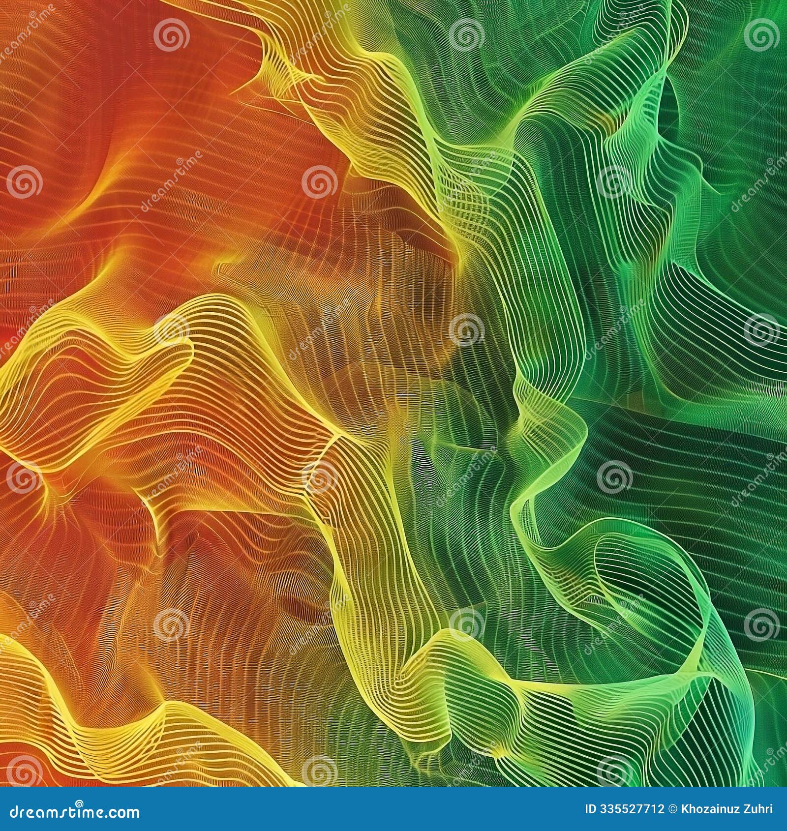 Frequency Orange Shapes Background. Waves Like Shapes, Abstract ...