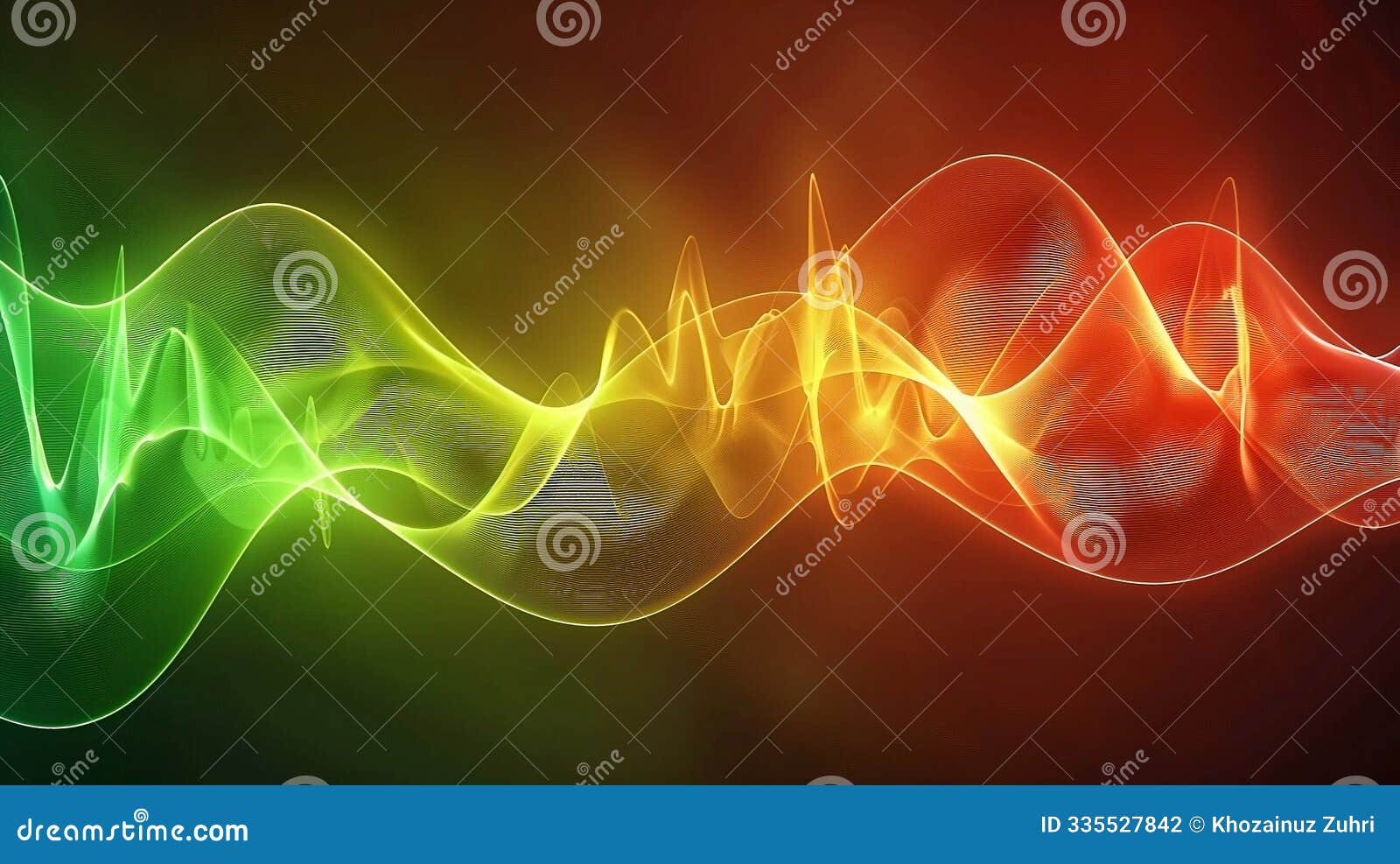 Frequency Orange Shapes Background. Waves Like Shapes, Abstract ...