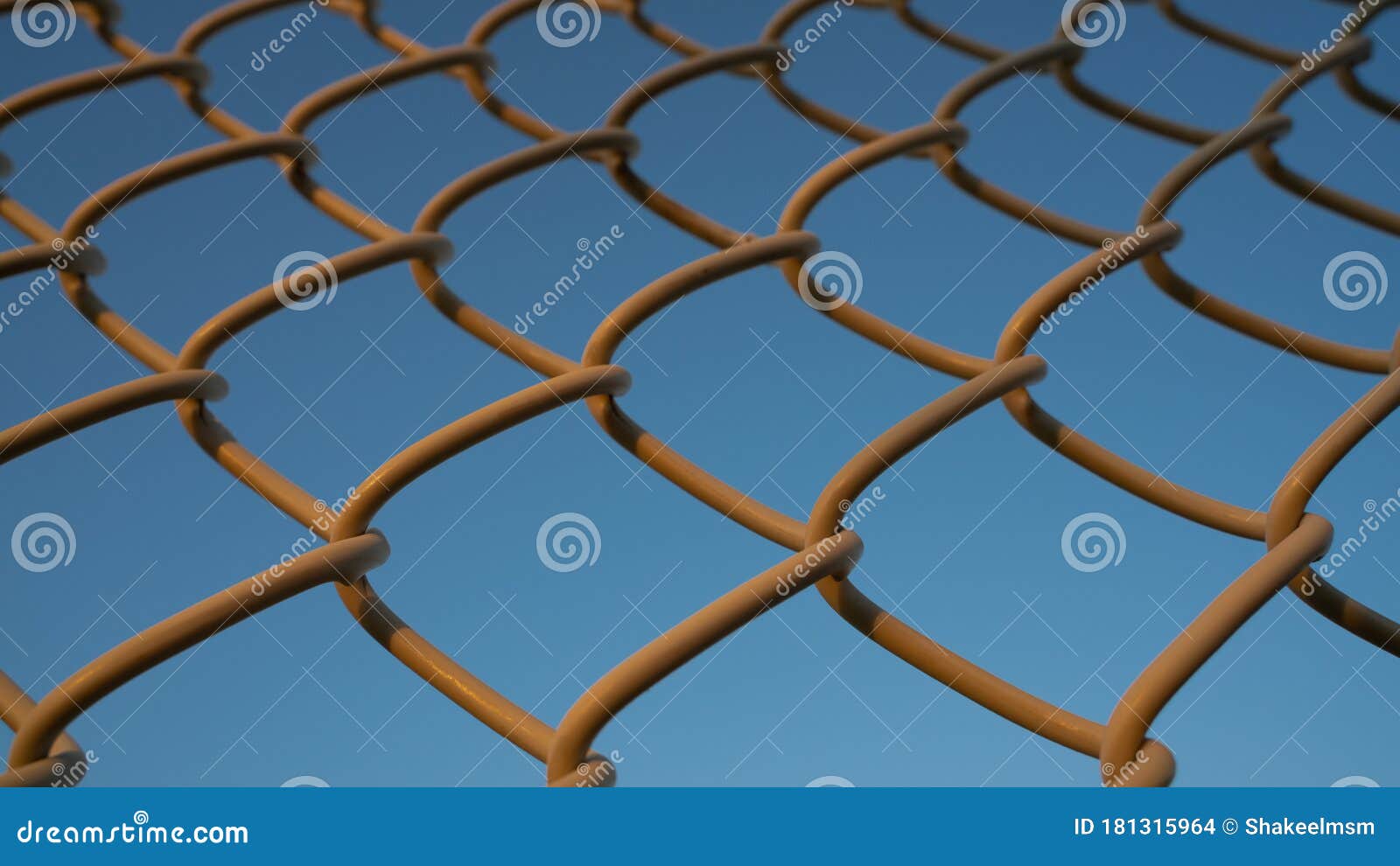 Background Image of a Garden Chain Link Fence Stock Photo - Image of ...