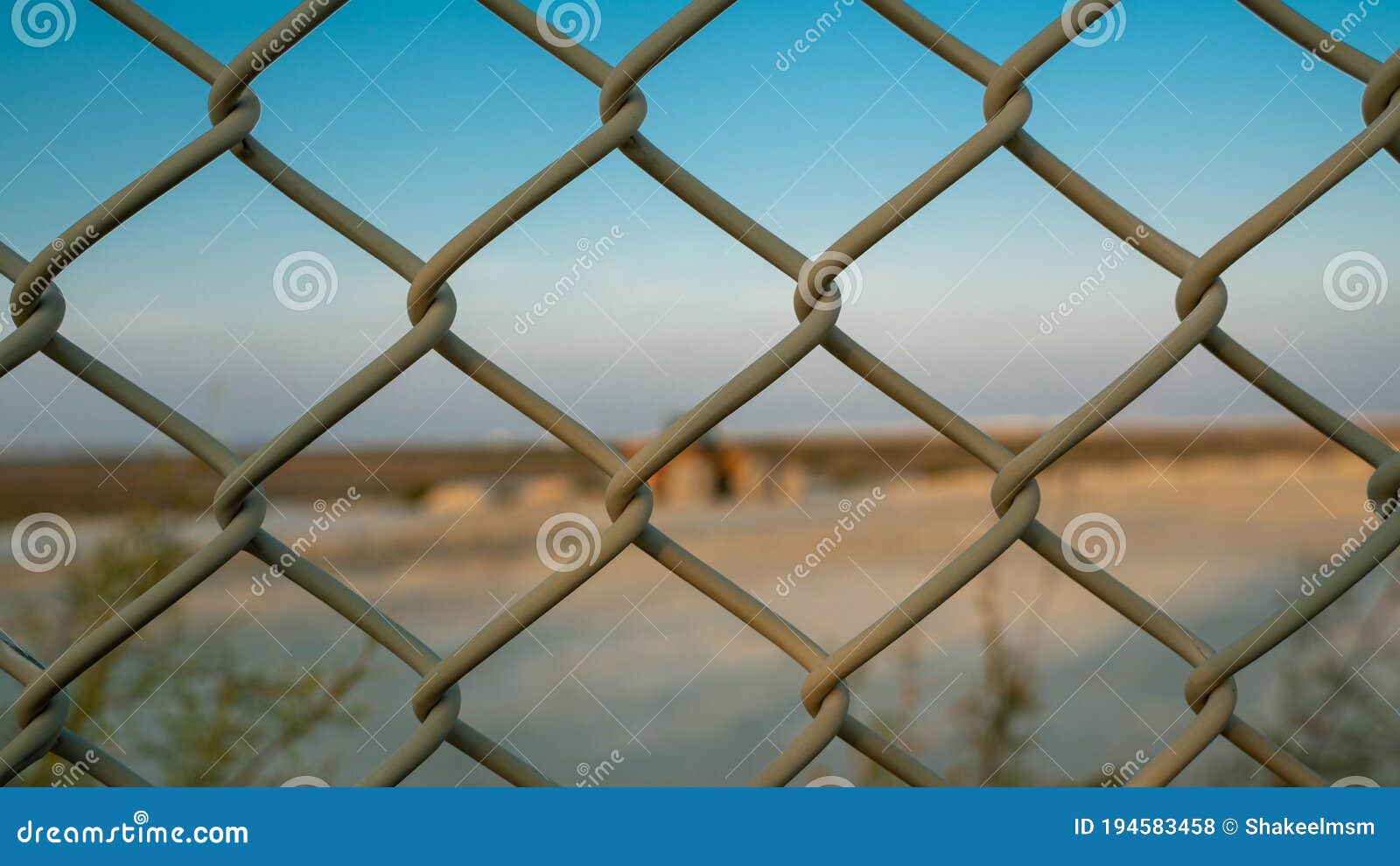 Background Image of a Garden Chain Link Fence Stock Photo - Image of ...