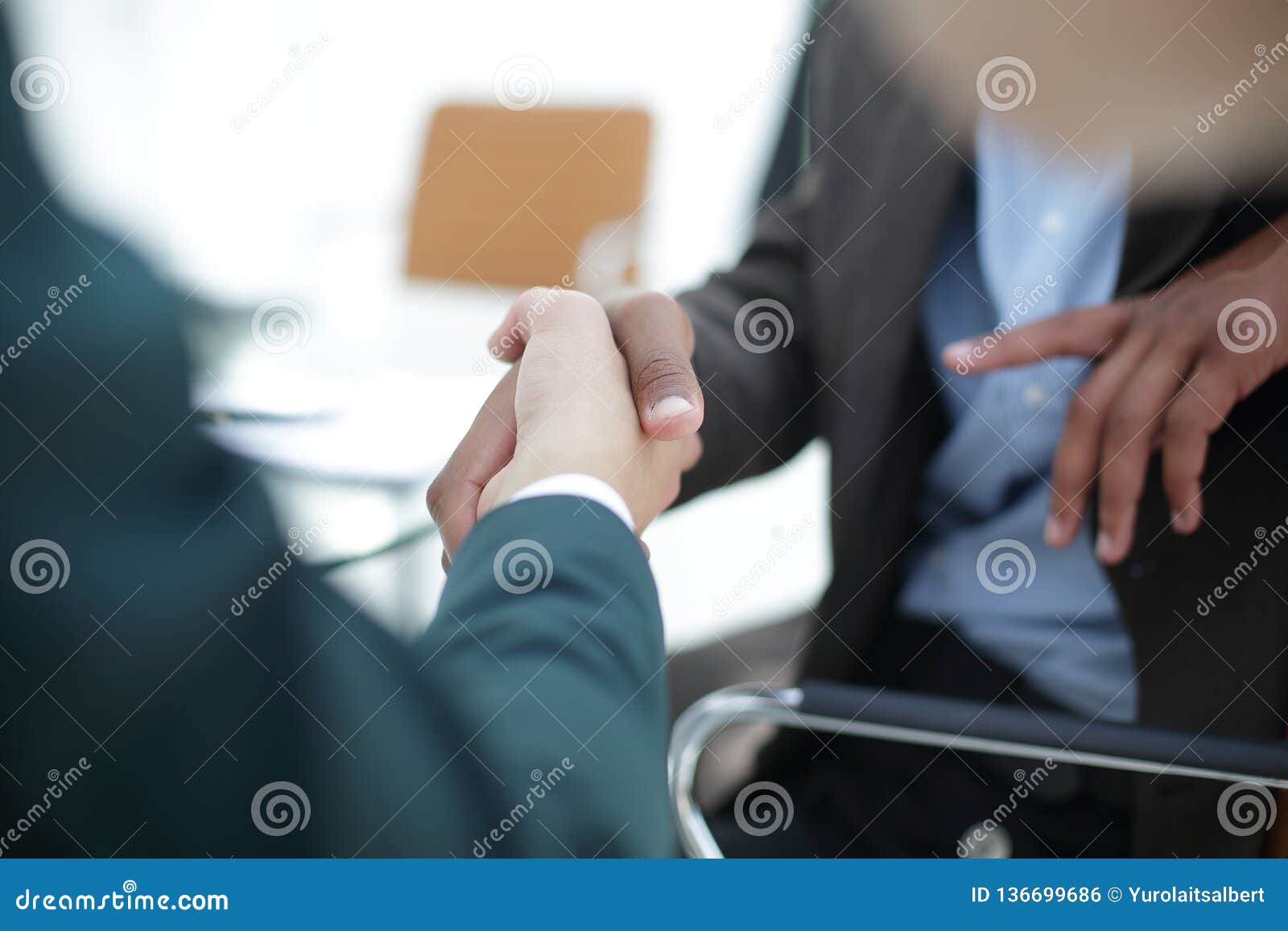 Background Image Handshake Trading Partners .the Business Concept Stock ...