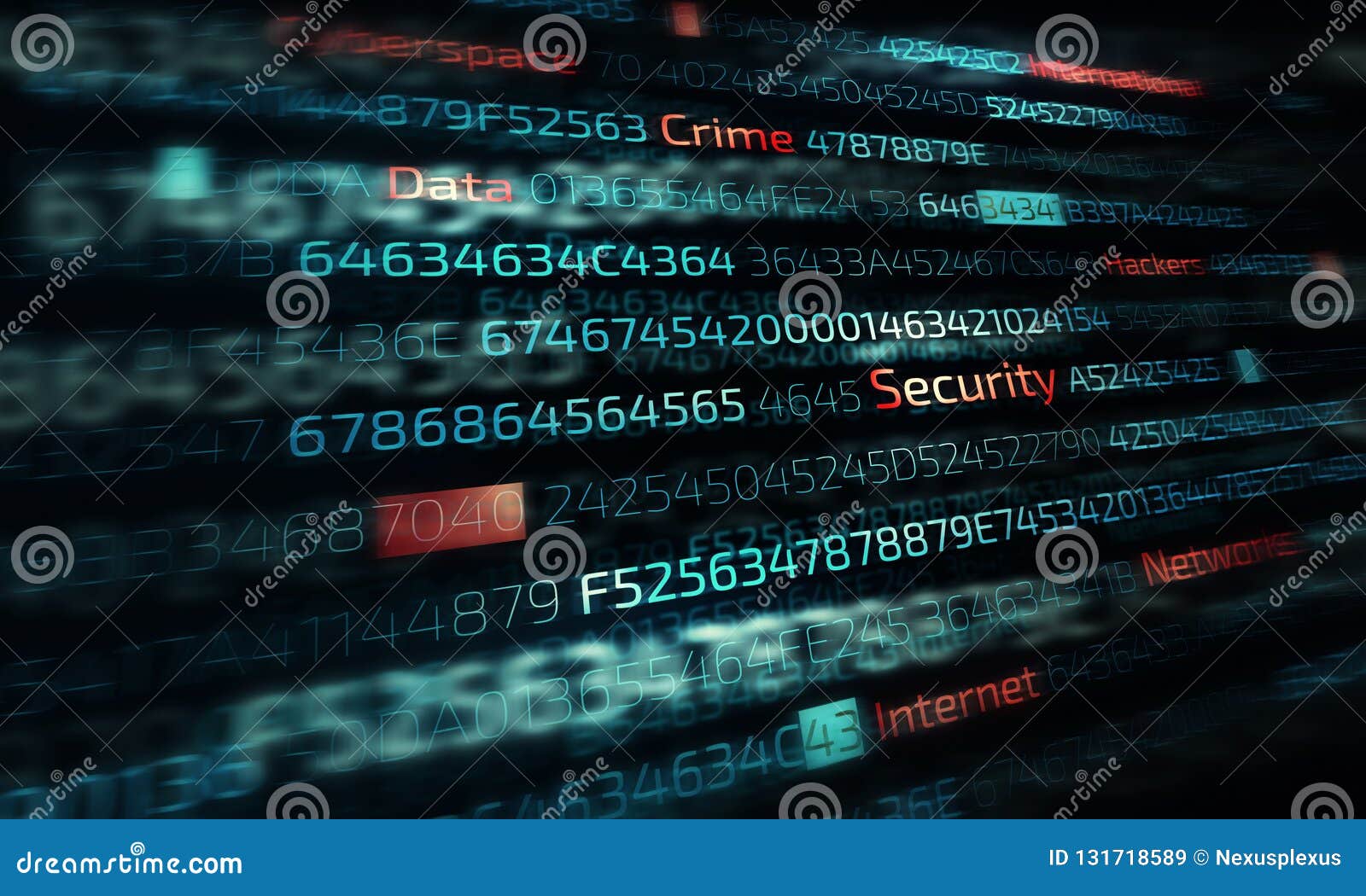 Cyber attack concept stock illustration. Illustration of internet ...