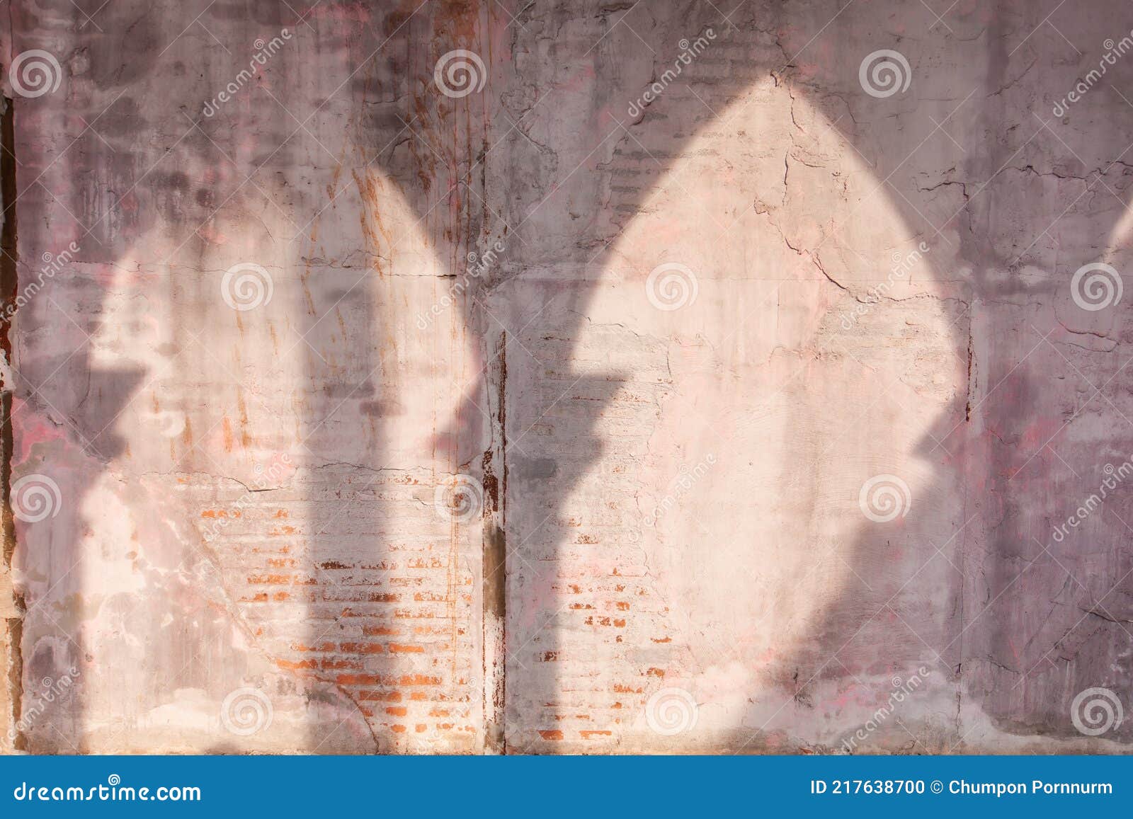 Background Image,the Light Shone on the Pink Wall Behind it Stock Photo ...