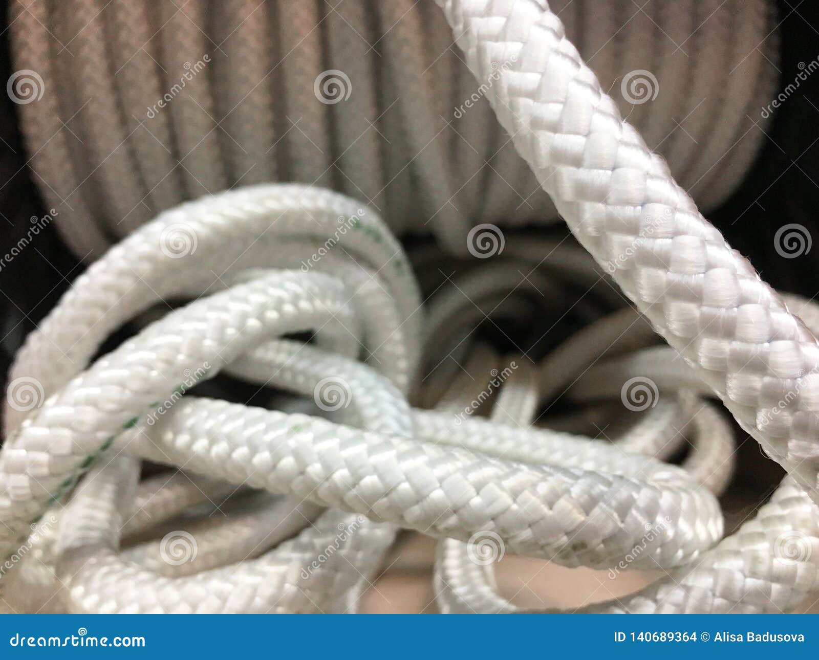 Background Image of Marine White Rope Cable Stock Photo - Image of ...