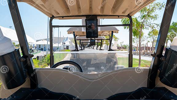 Background Image of Multiple Golf Carts Parked in Order Stock Image ...