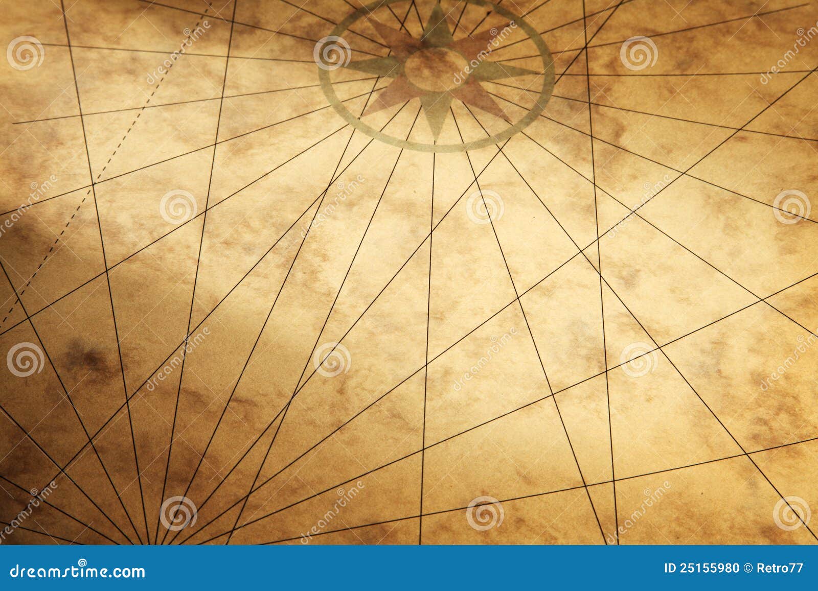 Background Image with Paper Texture and Compass Stock Photo - Image of ...
