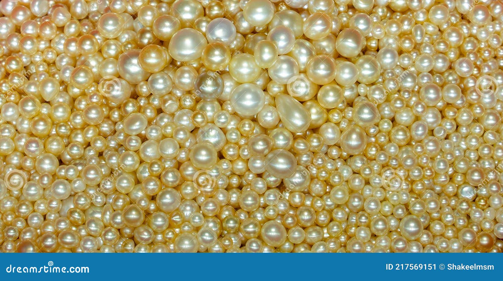 Pile Of Pearls In Pale Shades Royalty-Free Stock Image | CartoonDealer ...