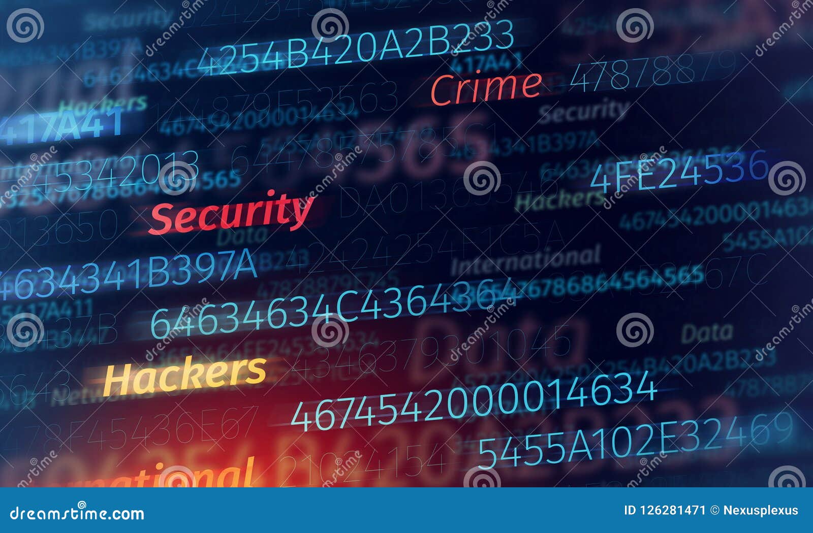 Computer Hacking Concept Stock Illustration Illustration Of Cyberspace 126281471