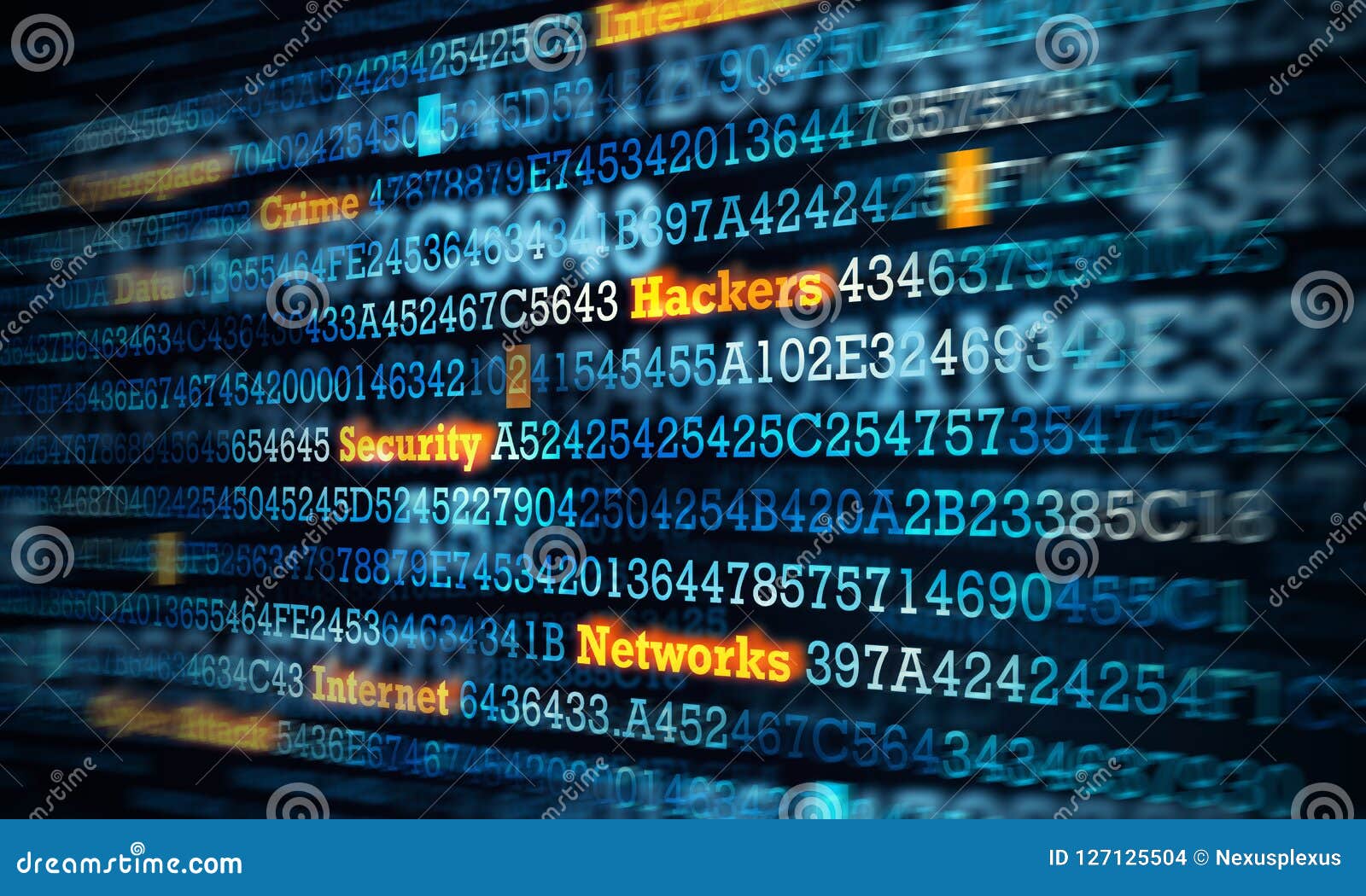 Computer hacking concept stock illustration. Illustration of danger ...