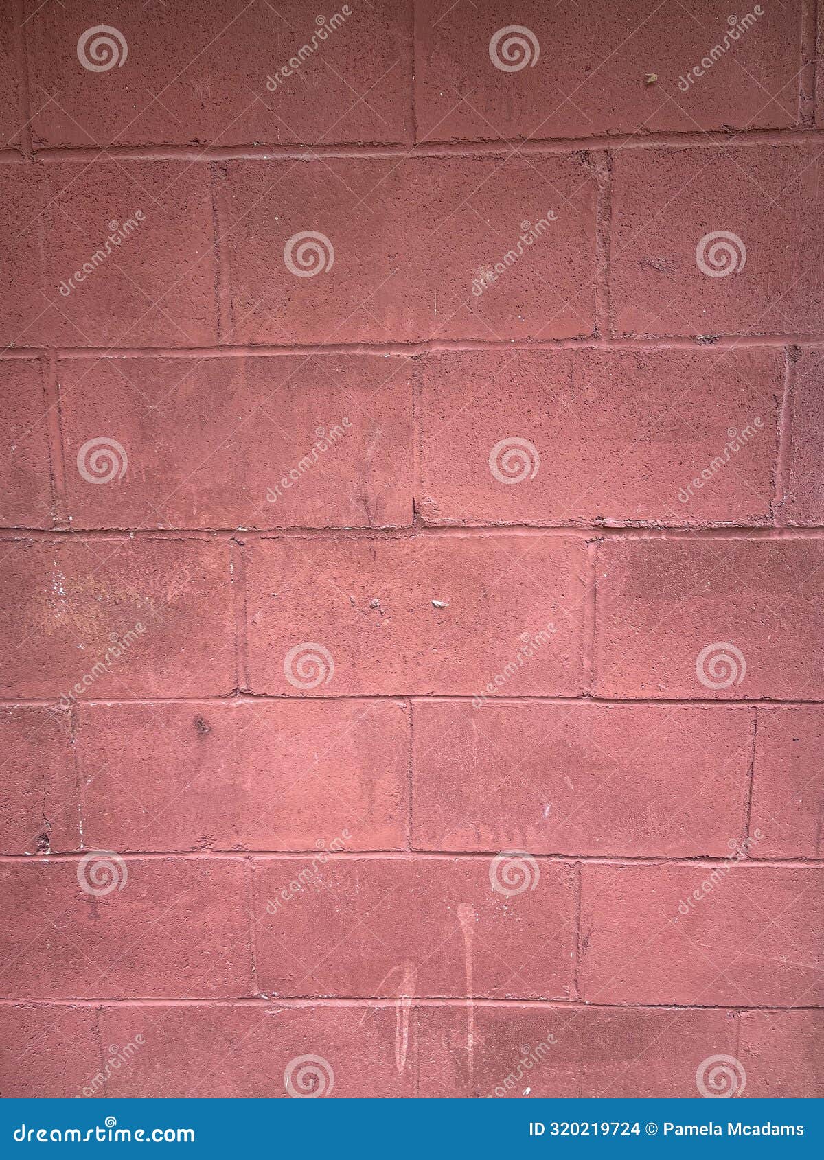 A Background Image of Red Cinder Block Siding Stock Photo - Image of ...