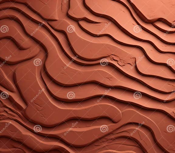 Background Image of the Red Clay Texture Stock Illustration ...