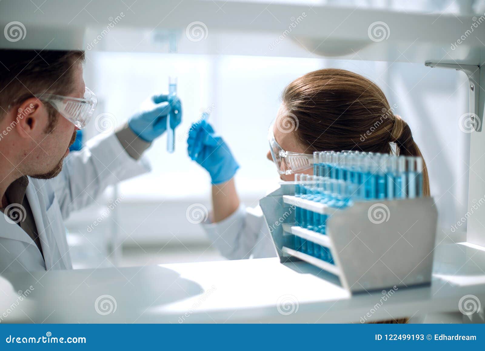Background Image of Researchers in the Laboratory Stock Image - Image ...