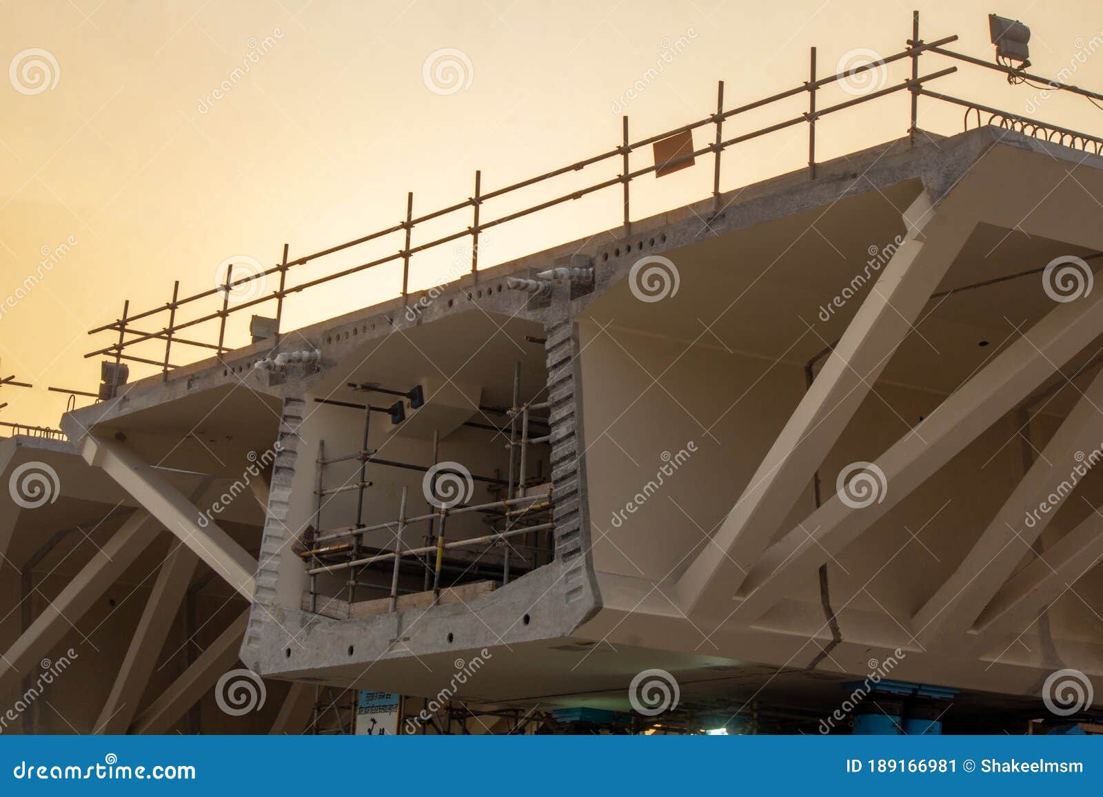 Background Image of Road Bridge Construction Stock Image - Image of ...