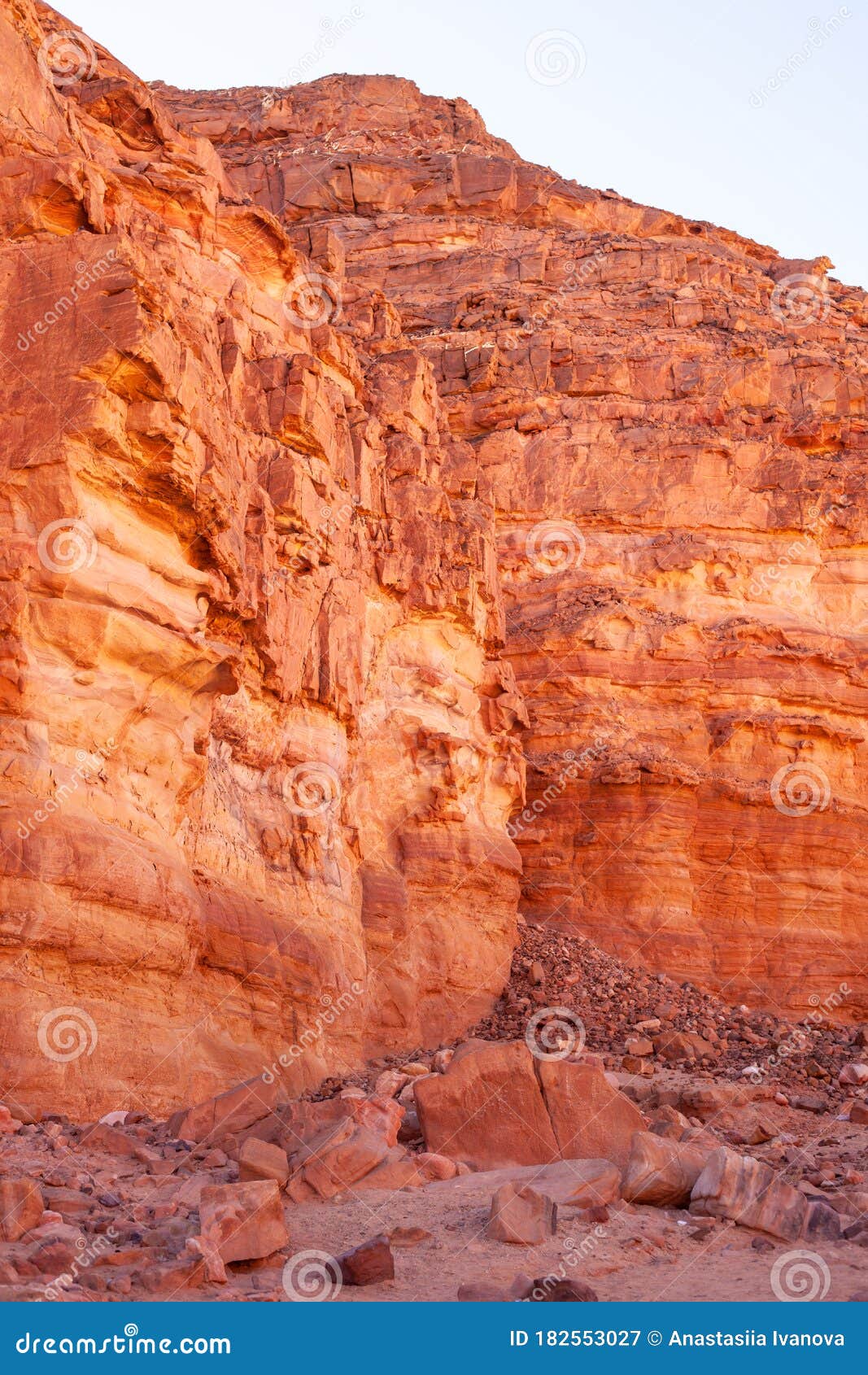 Beautiful Nature in the Desert of Egypt. Stock Image - Image of high ...
