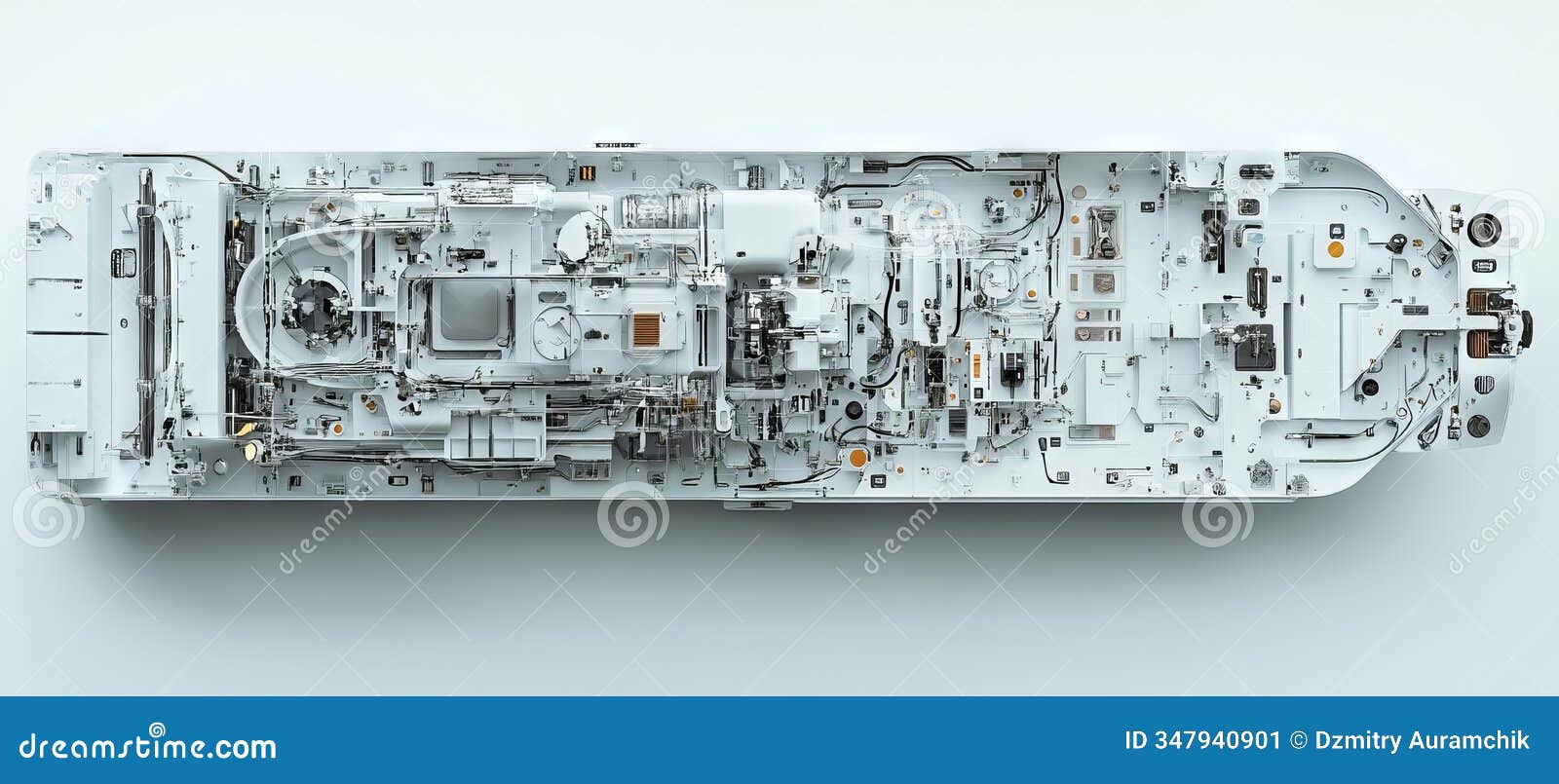 Background Image of a Sci-fi Style Space Station, Spaceship, or ...