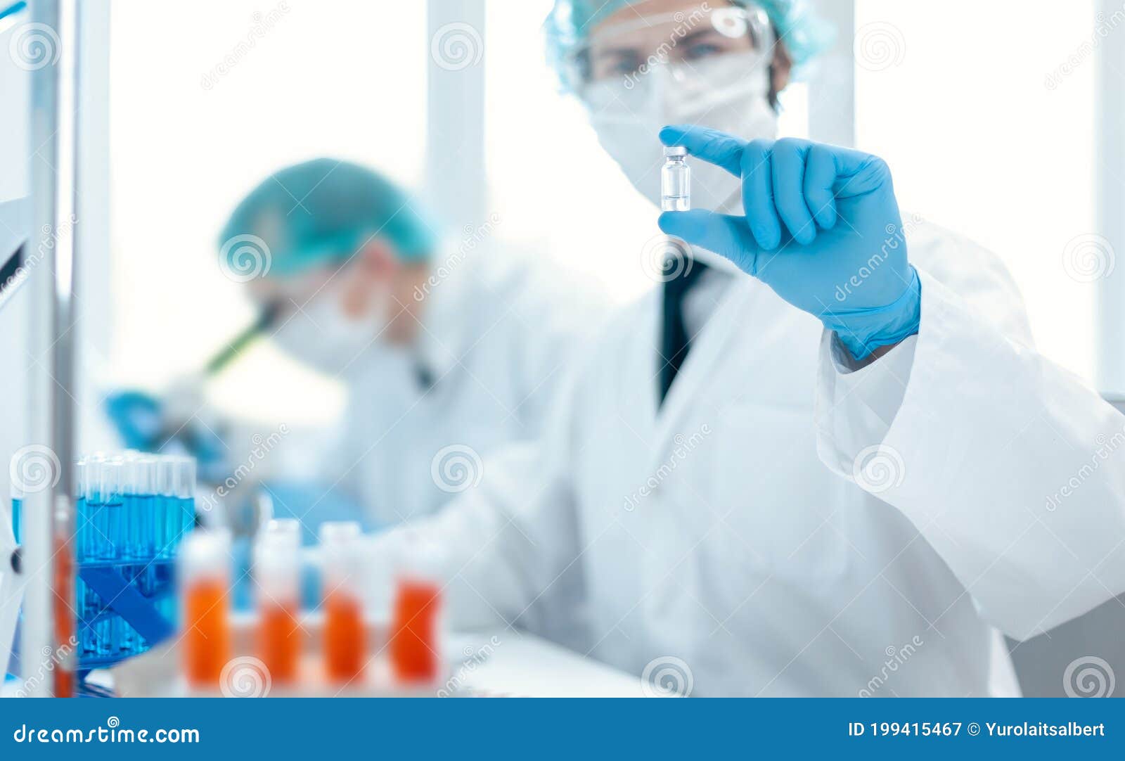 Background Image of a Scientist Recording Test Results in a Lab Log ...