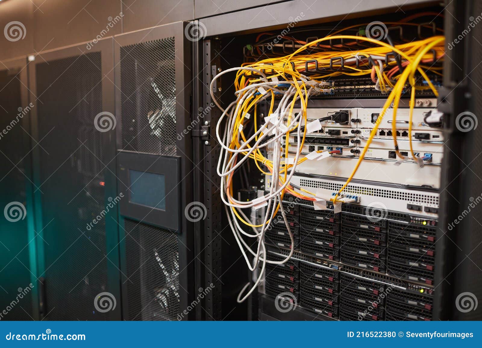 Server Network Background stock photo. Image of wired - 216522380