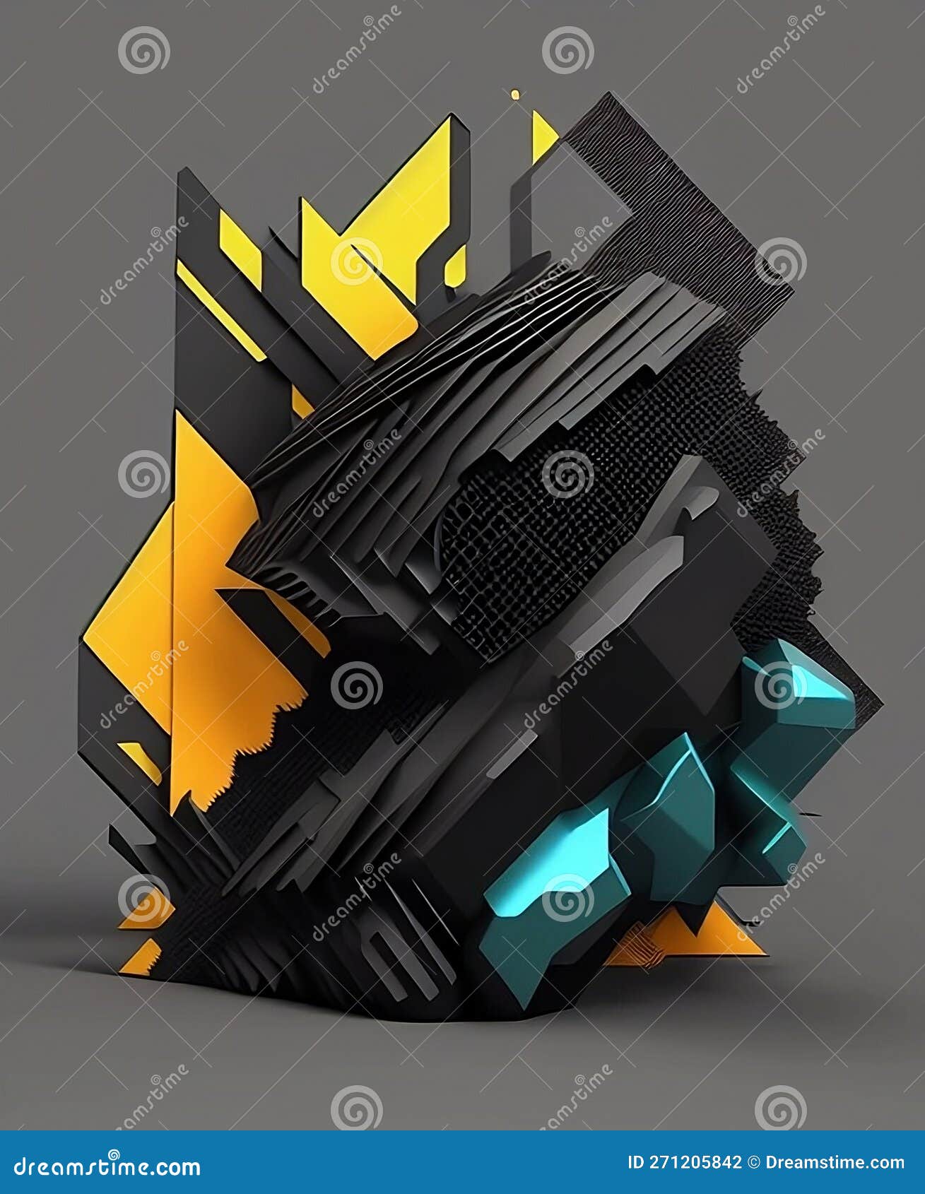 Background Image of Beautiful Tech Art Stock Illustration ...