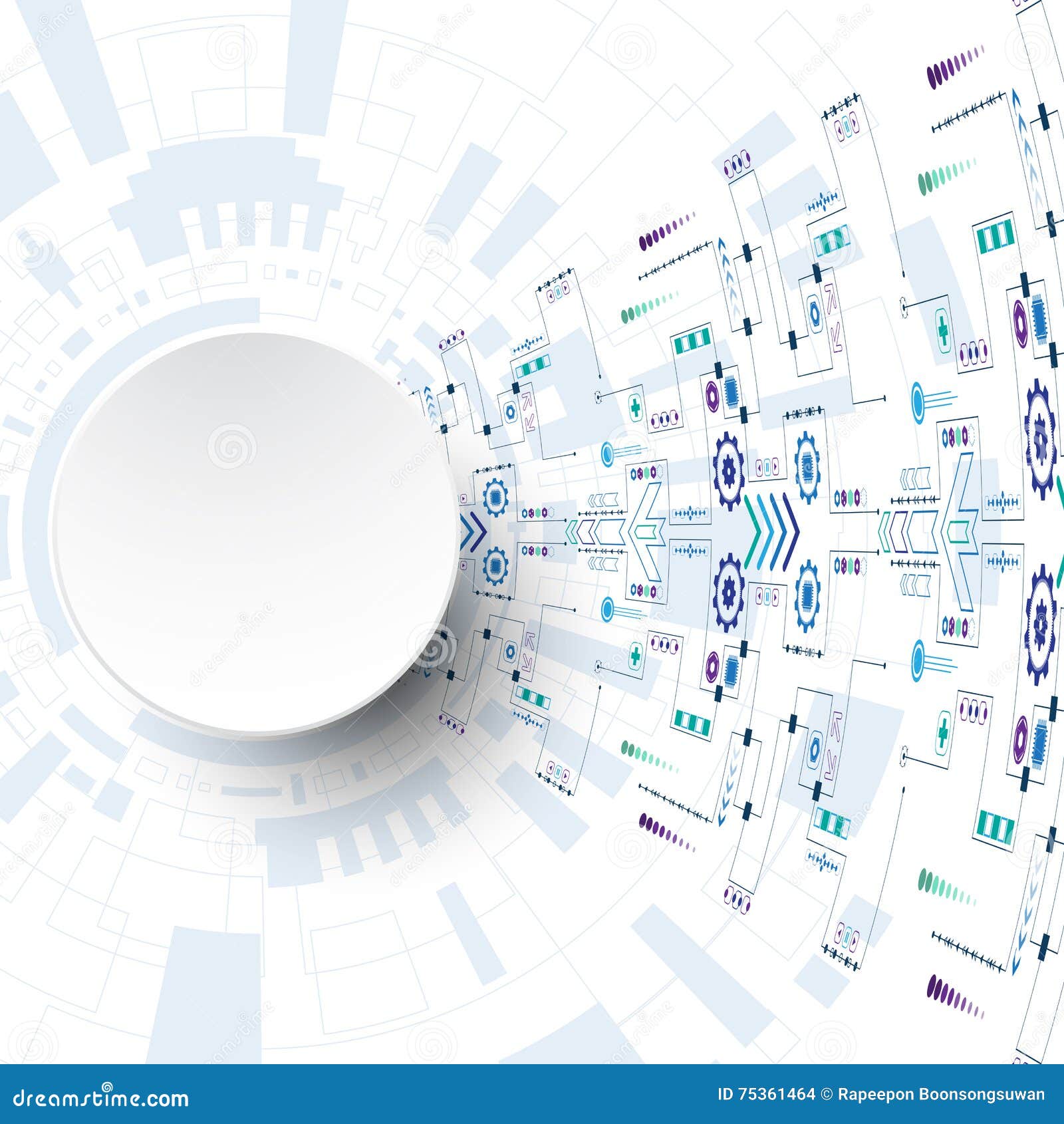 The Background Image Shows the Abstract Concept of Innovation and ...