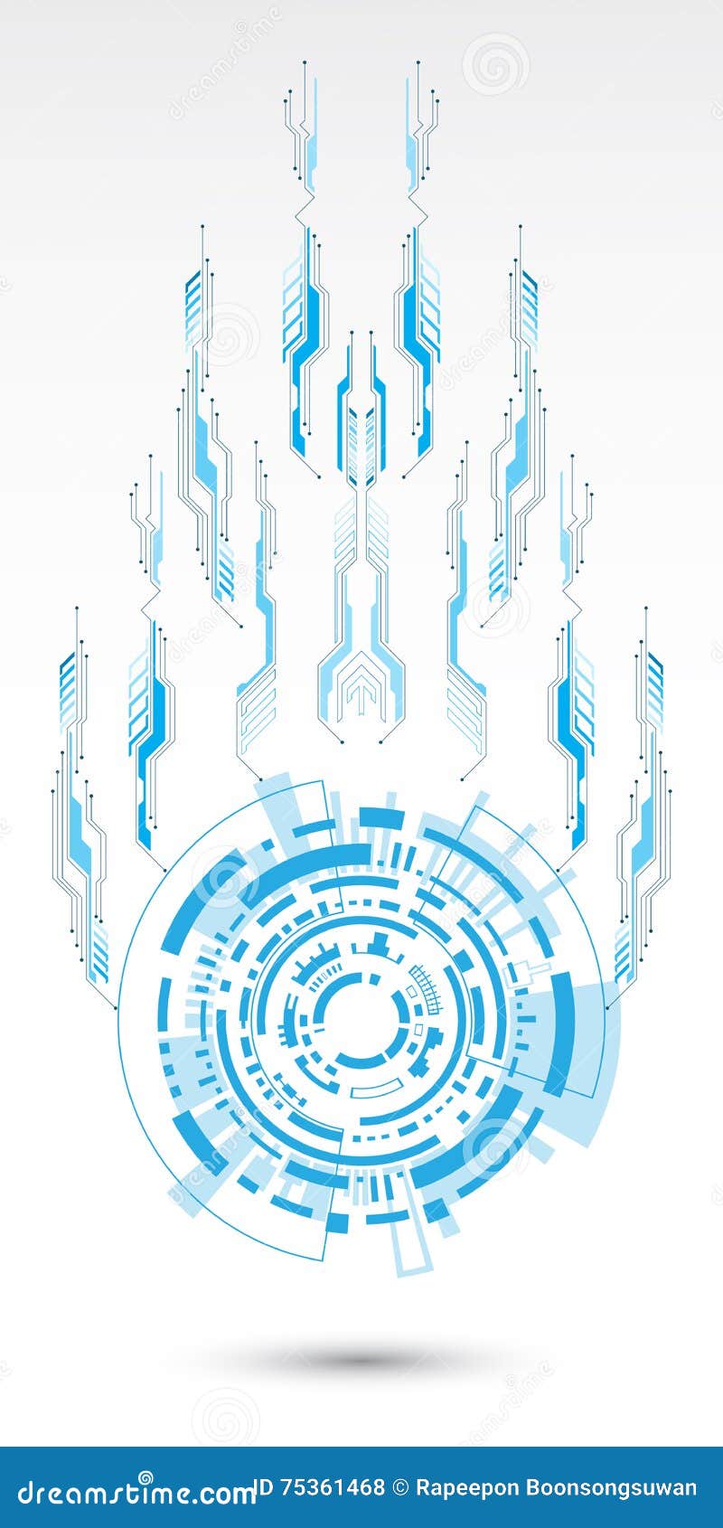 The Background Image Shows the Abstract Concept of Innovation and ...