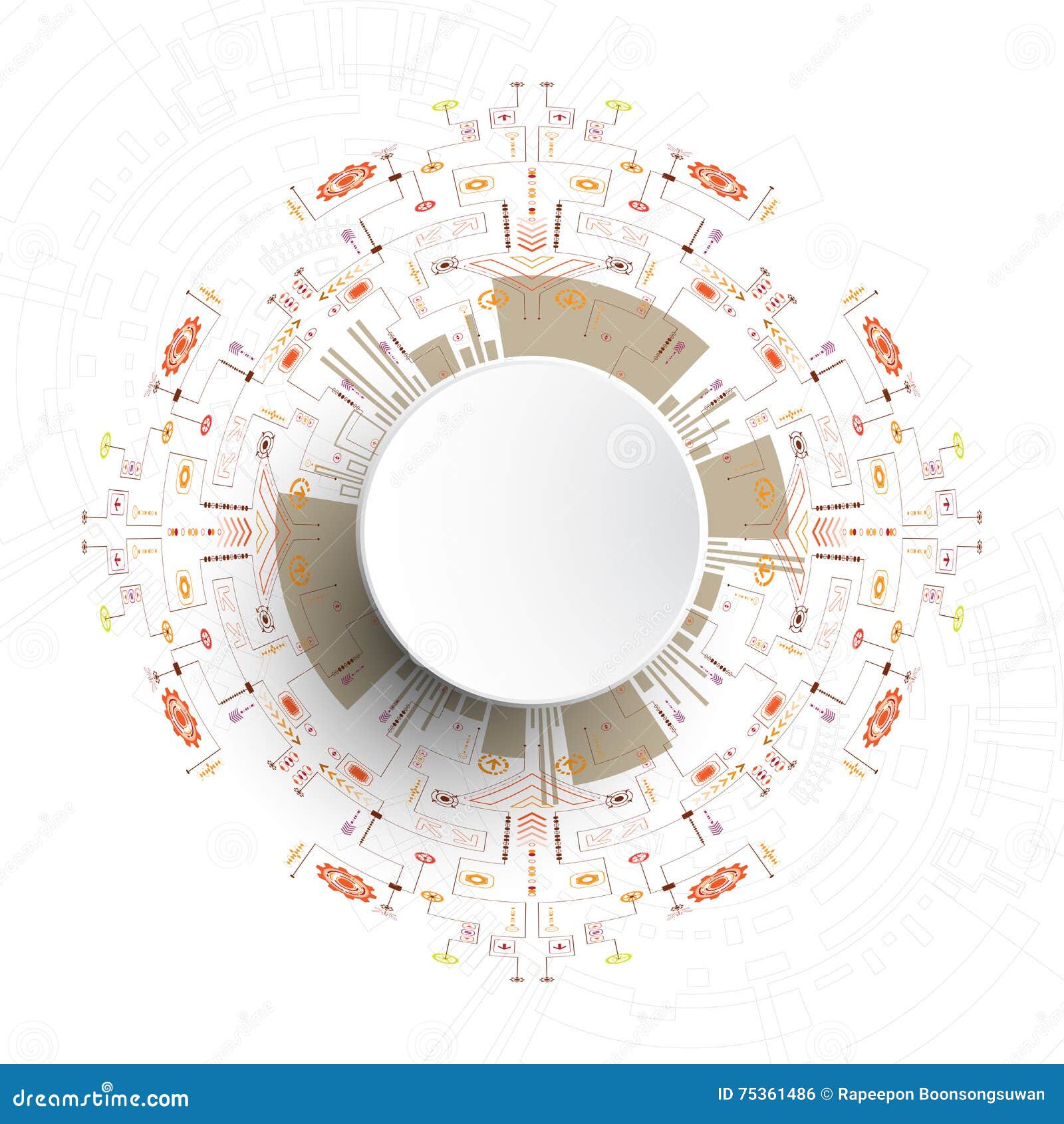 The Background Image Shows the Abstract Concept of Innovation and ...