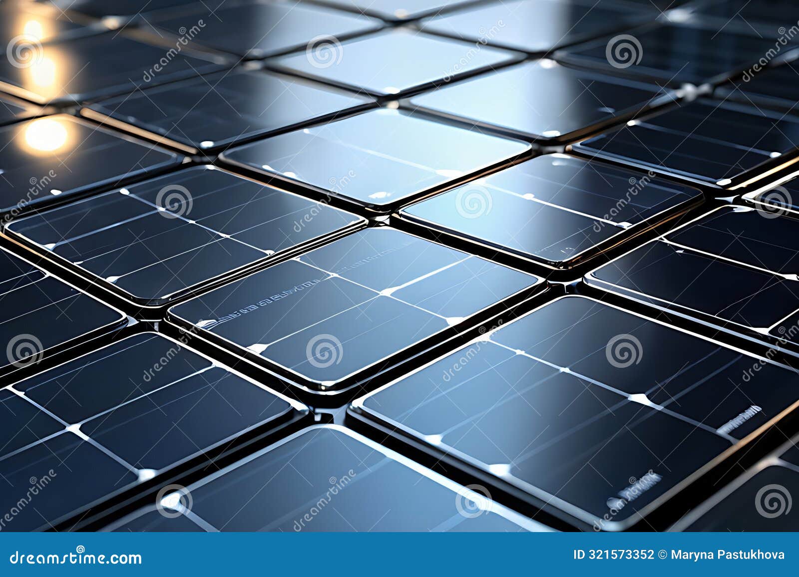 Background with the Image of Solar Panel Cells Tiled with Tiles, Sun ...