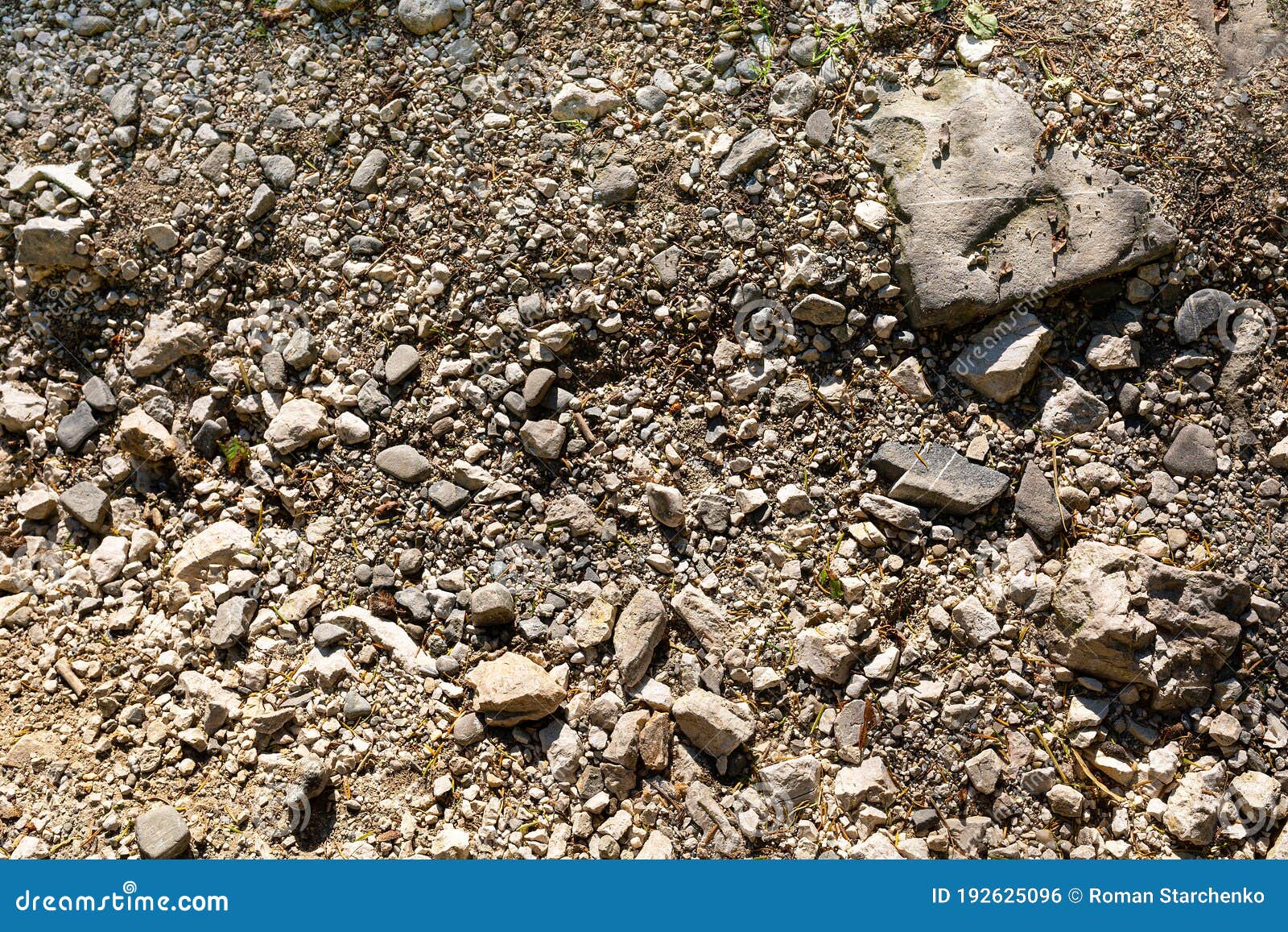 Background Image of a Stone Crumb with Small and Large Stones Stock ...