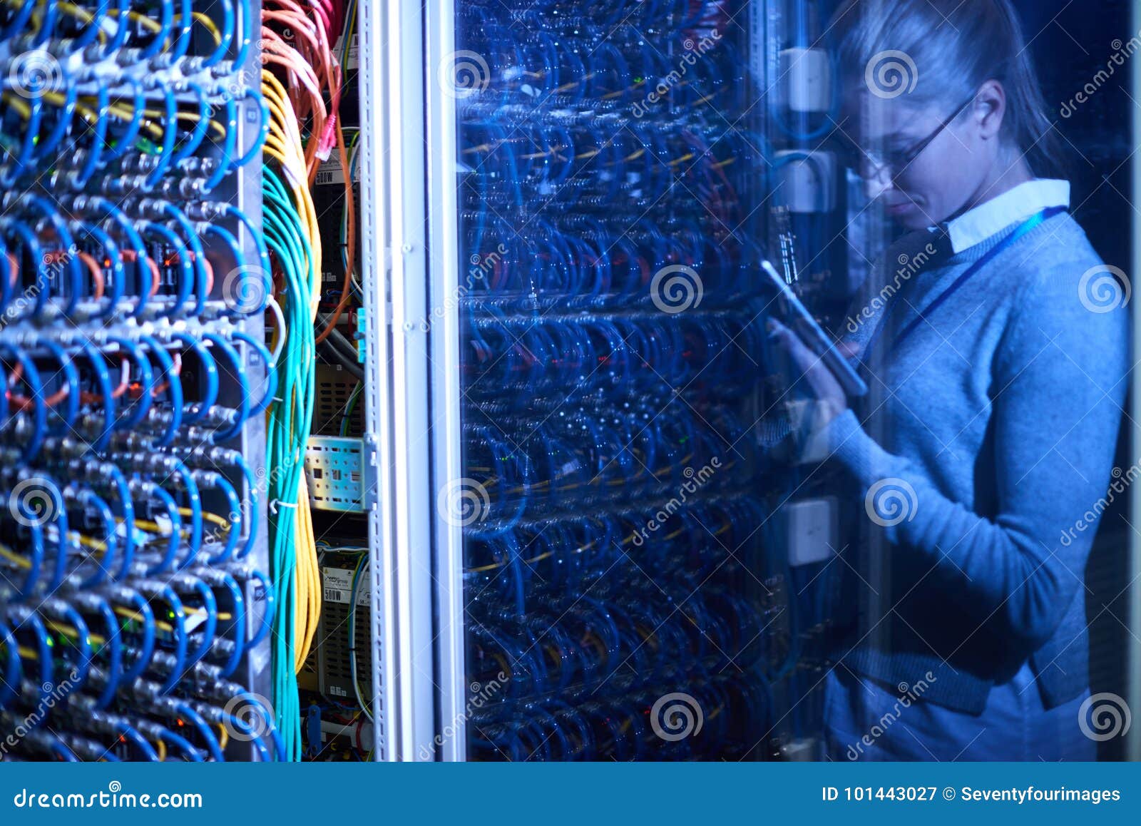Supercomputer Servers stock image. Image of engineer - 101443027