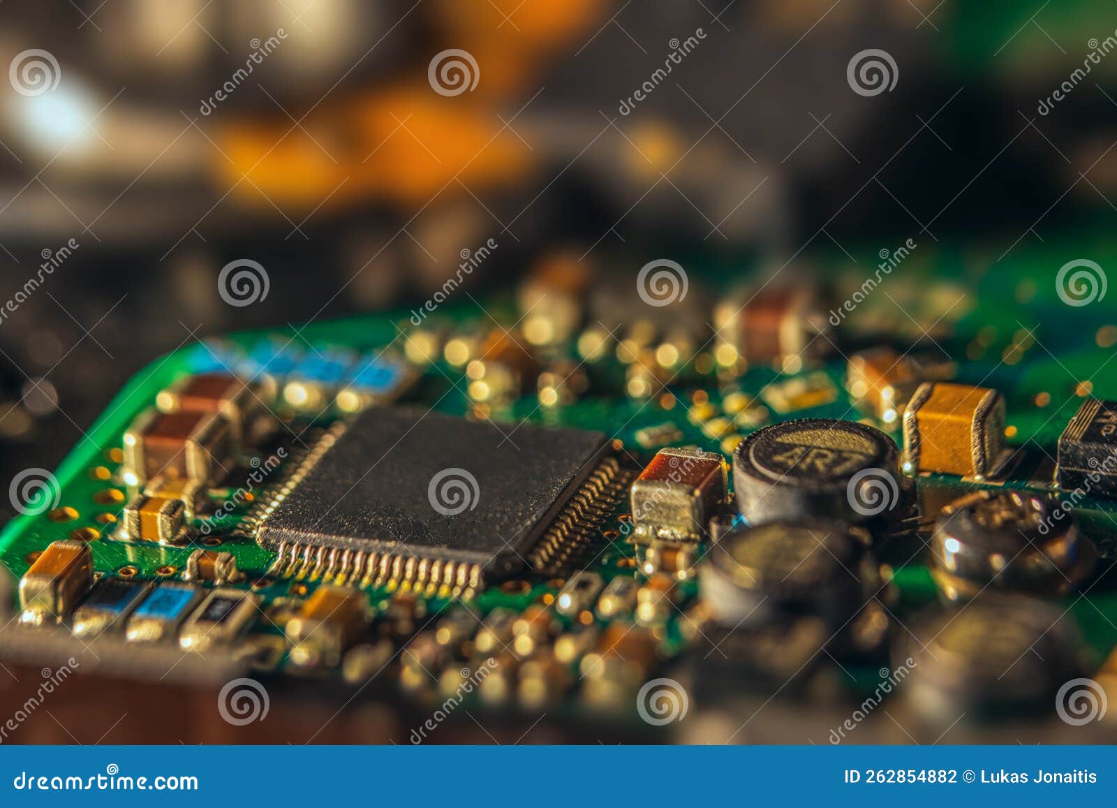 Background Image Texture of Motherboard Digital Microchips Stock Photo ...